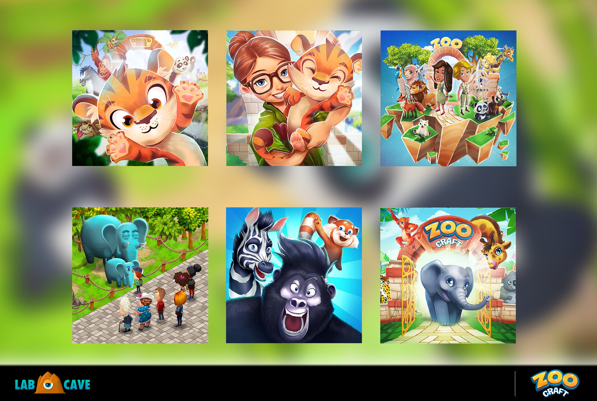 LAB CAVE - Zoo Craft - CRO & In-Game assets for Google Play and iTunes ...