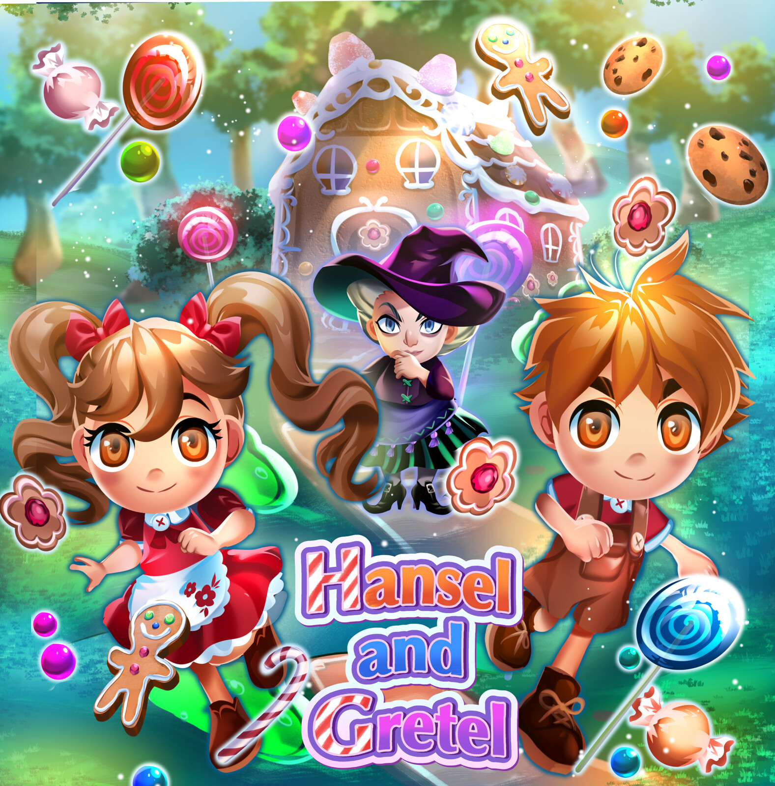 Bryan Golden - Hansel and Gretel Game Art