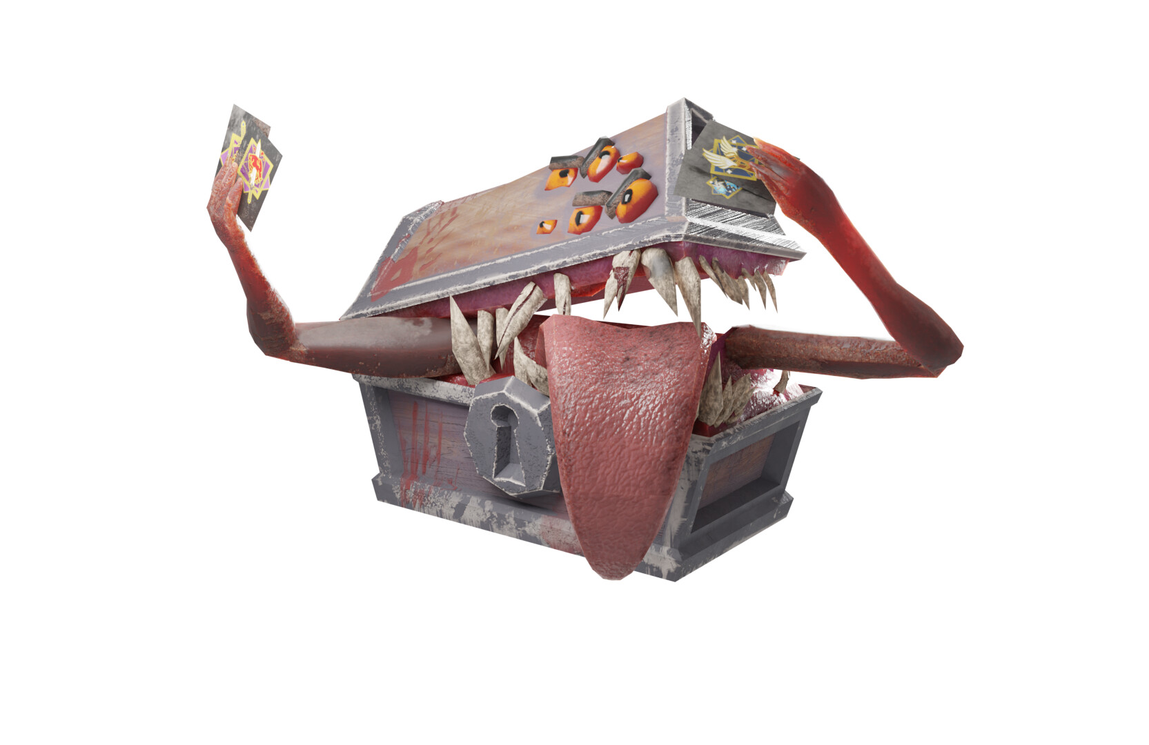 ArtStation - 3D model for a mobile game Mimic