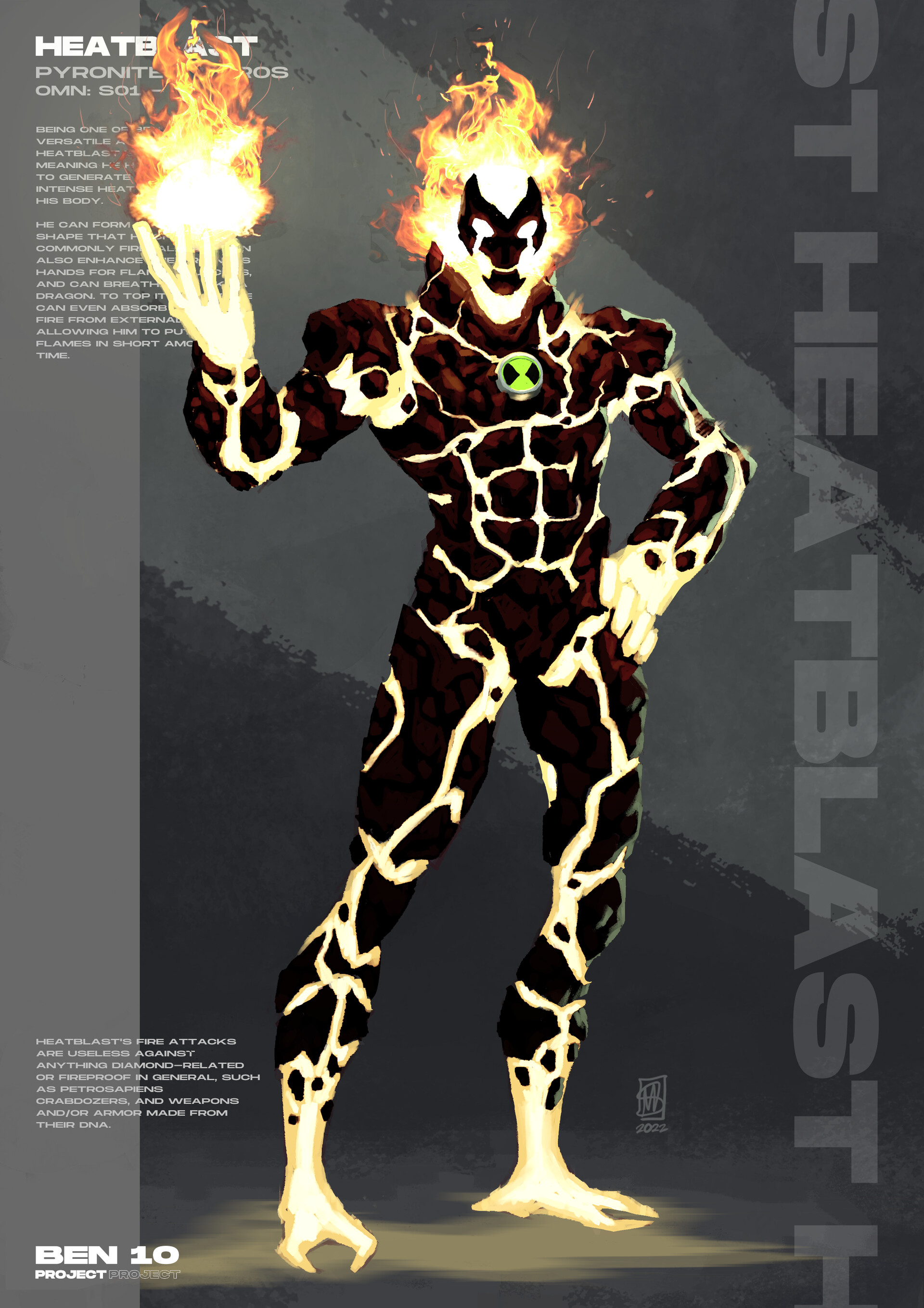 Heatblast Ben 10 Omniverse