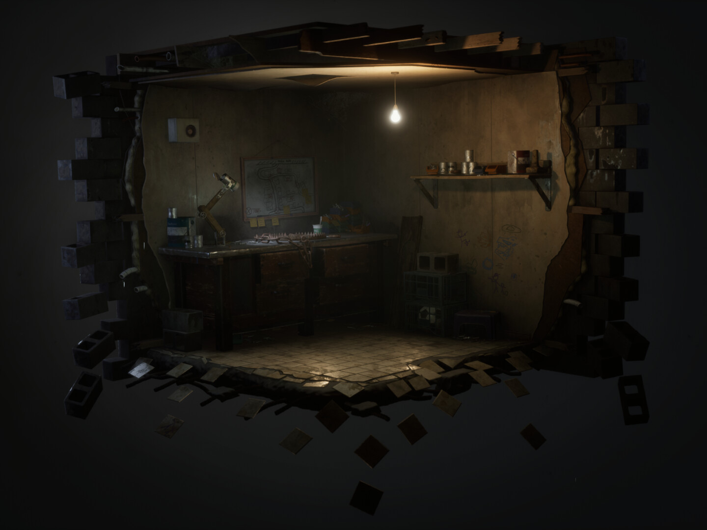 Karl Bruce - Safe House Diorama