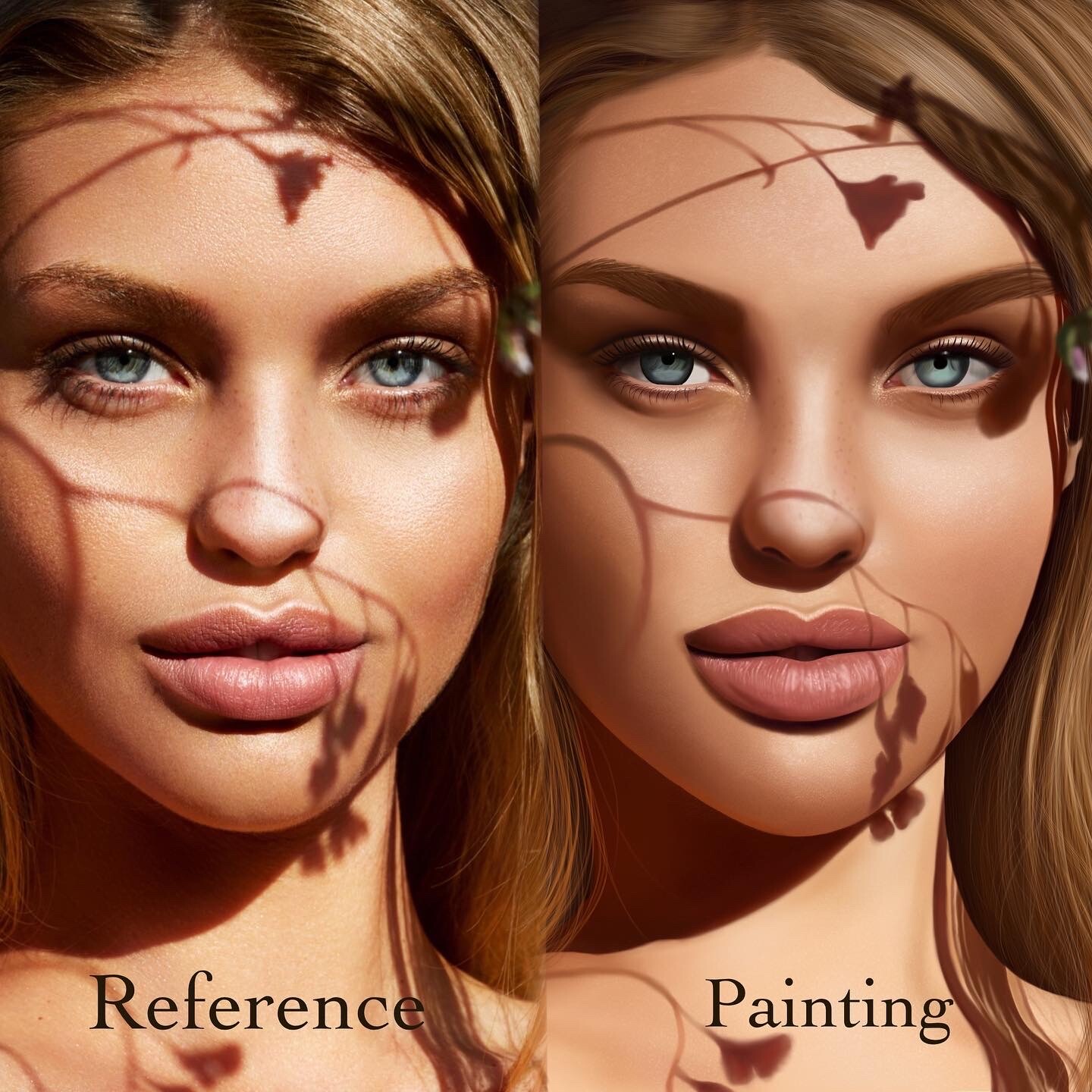 ArtStation - Light and shadow realistic portrait study part 1