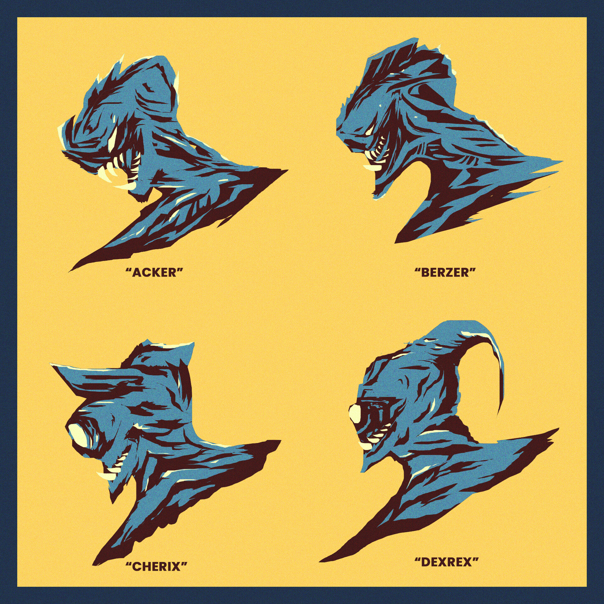 ArtStation - Creatures head concept -1