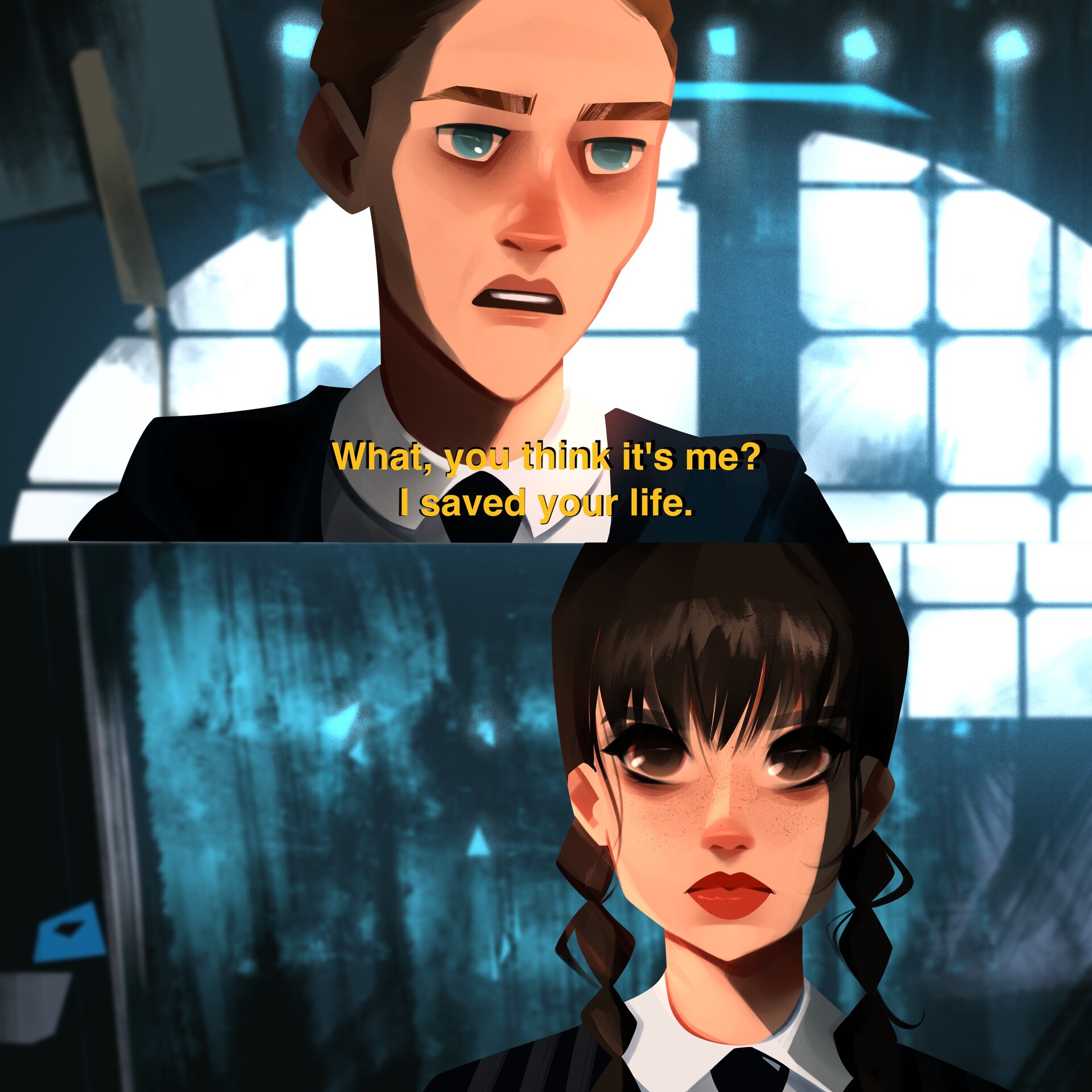 Artstation Xavier And Wednesday