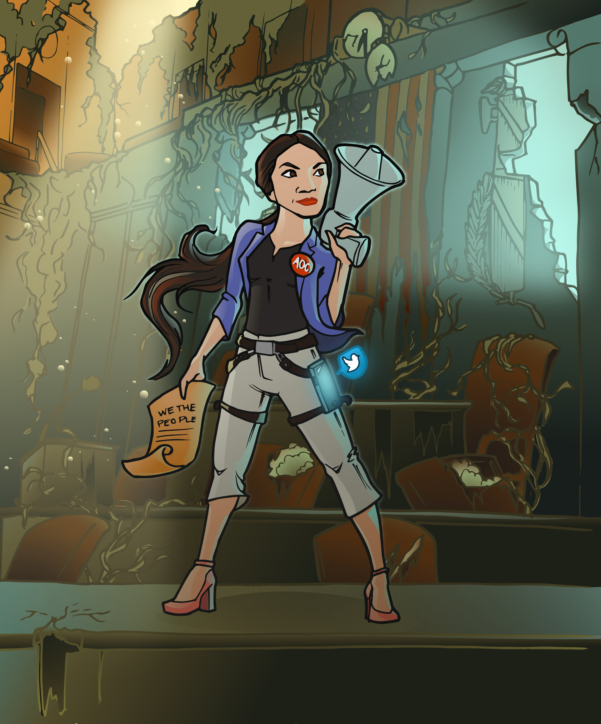 ArtStation - AOC Tomb Raider Mashup