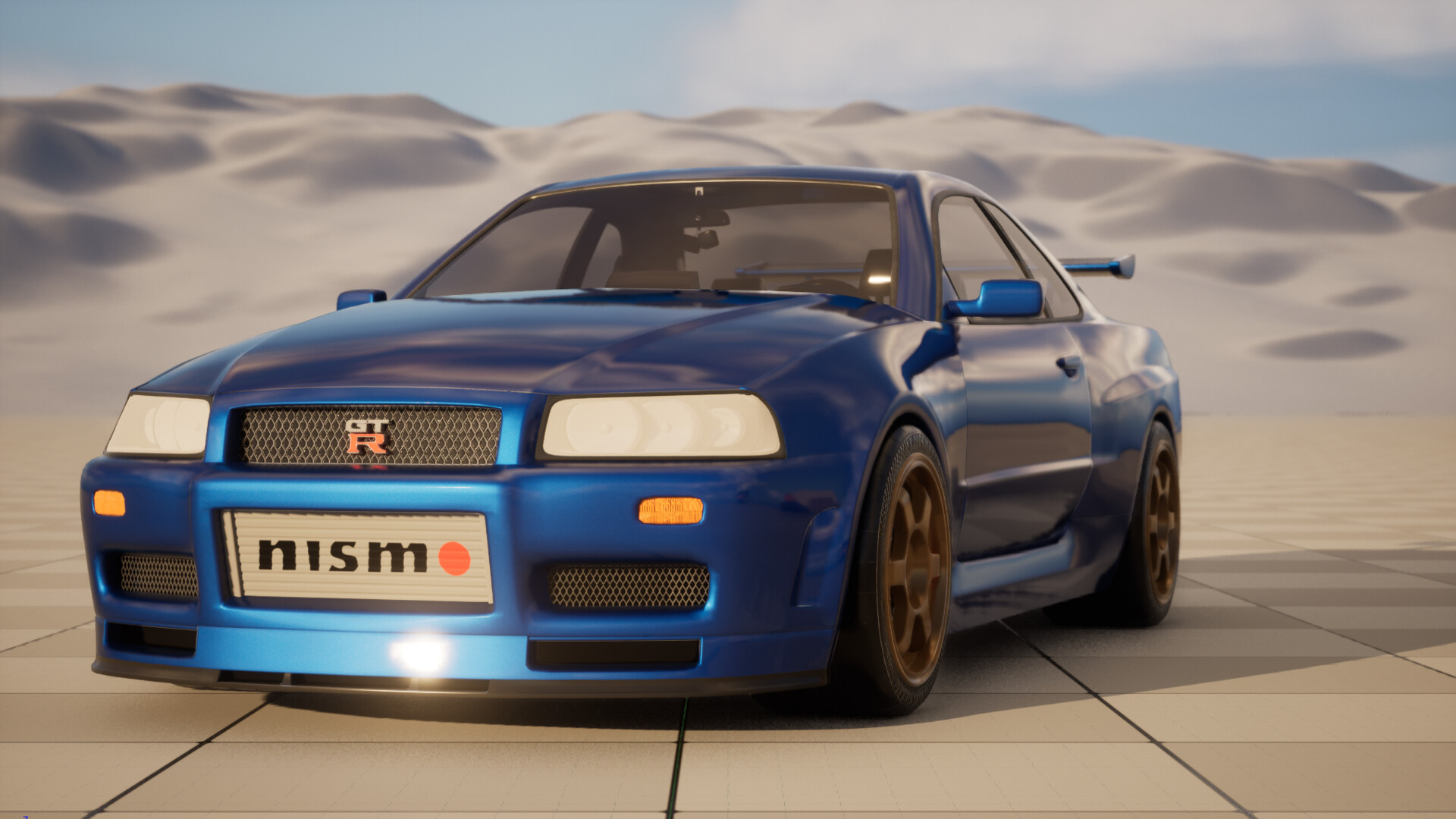 ArtStation - Nissan Skyline R34 GTR