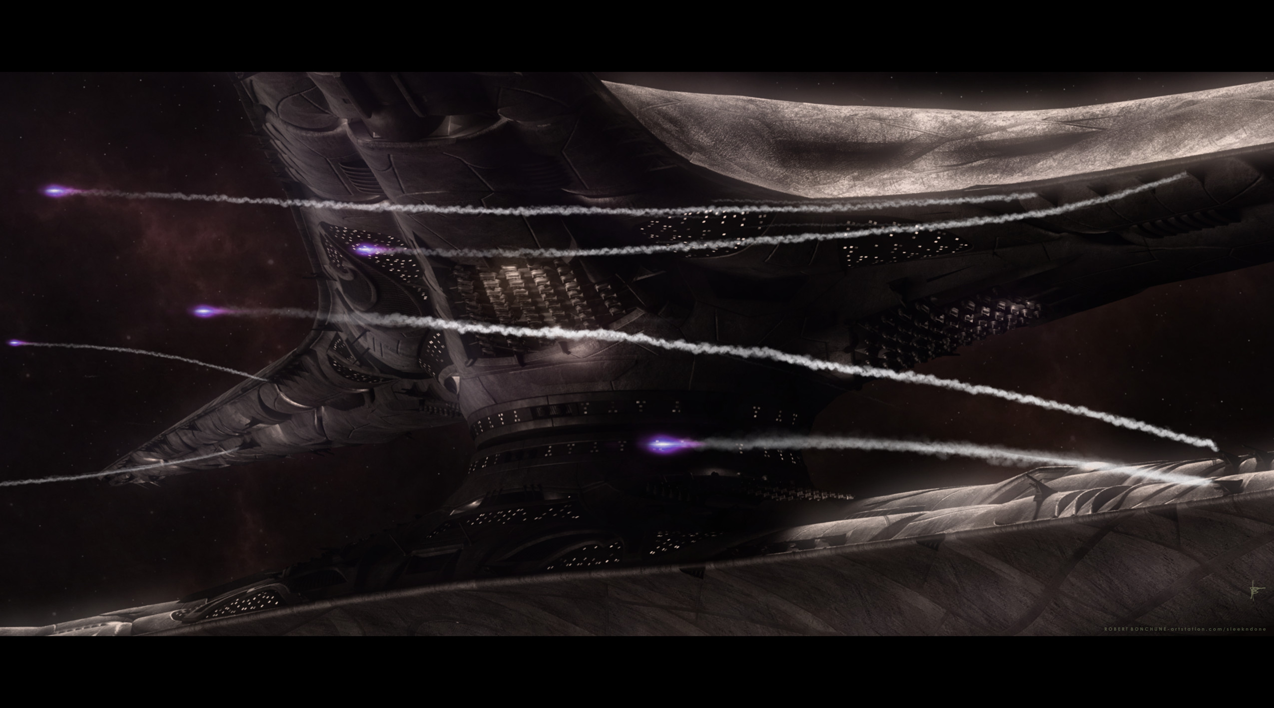 Robert Bonchune - Cylon Basestars - Second Cylon War - BSG