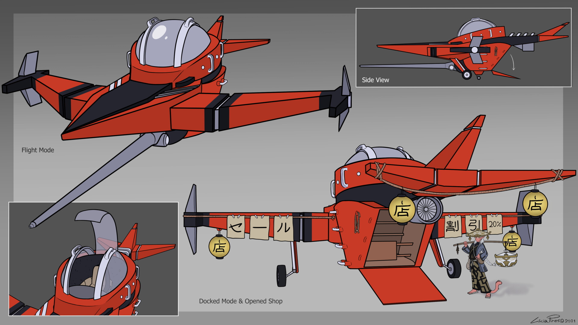 Lúcia Pires - Merchant Spaceship