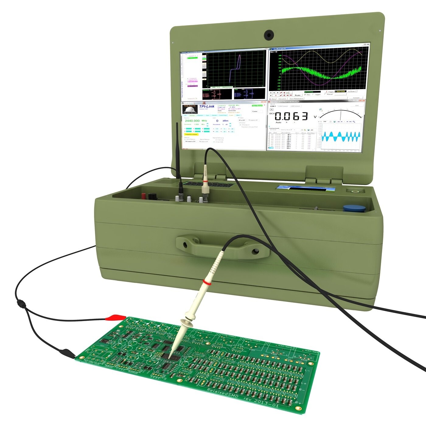 ArtStation - Suitcase Type Pcb Short Circuit Tester Device