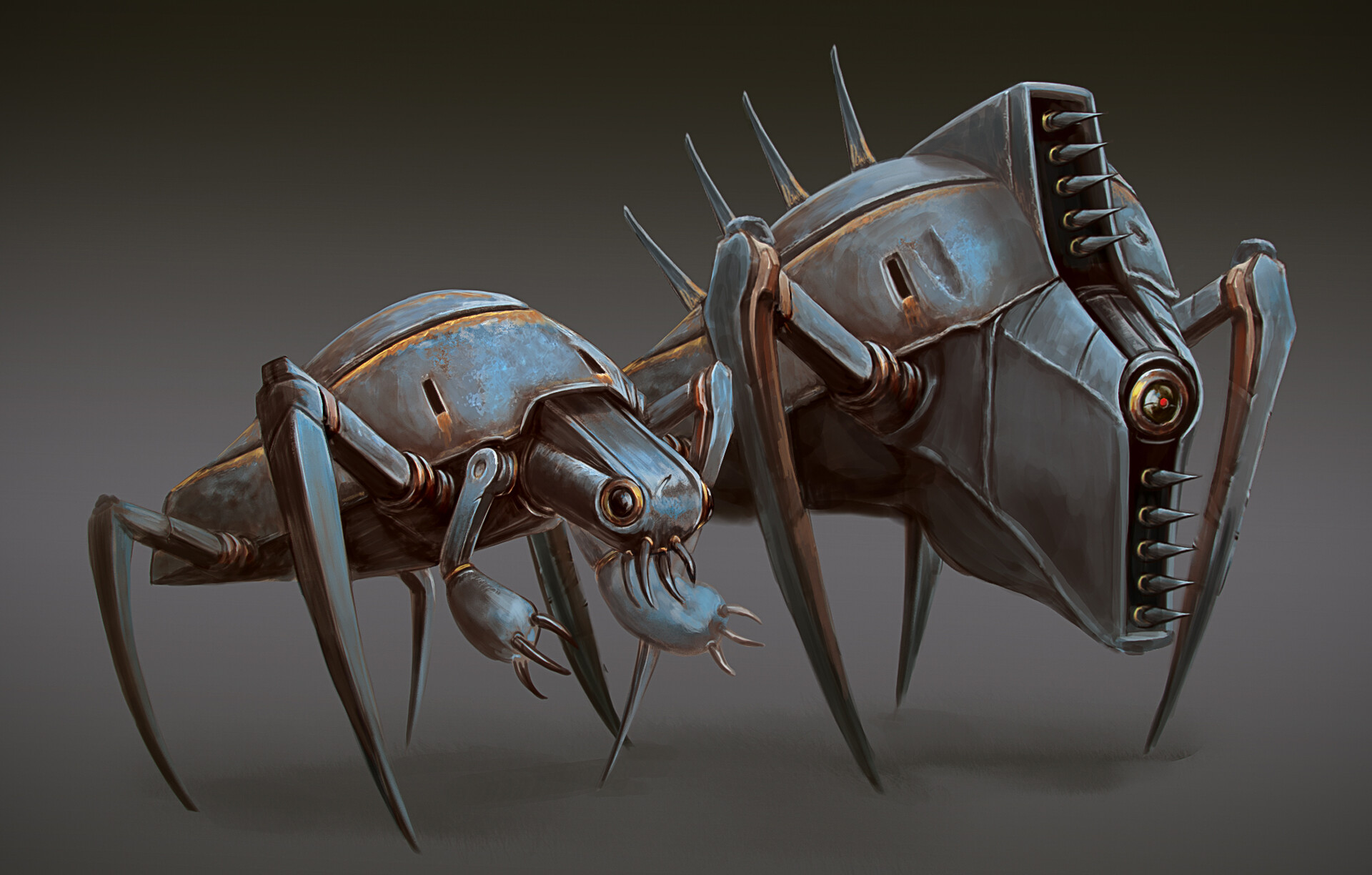 ArtStation - Rusty Spike Robots