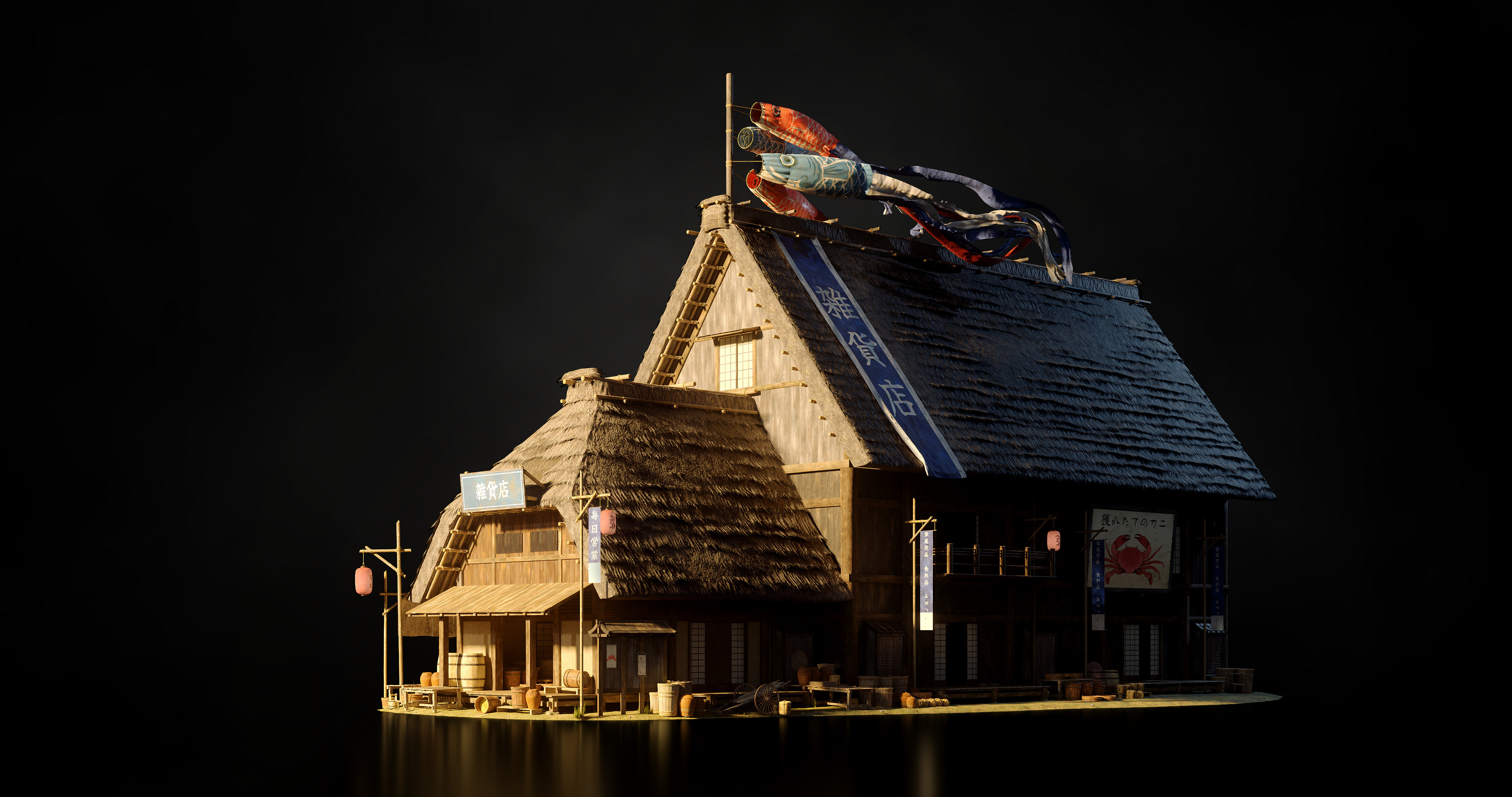 KitBash3D - SHOGUN - 3D Asset Kit | Premium Assets for Movies & Video Games