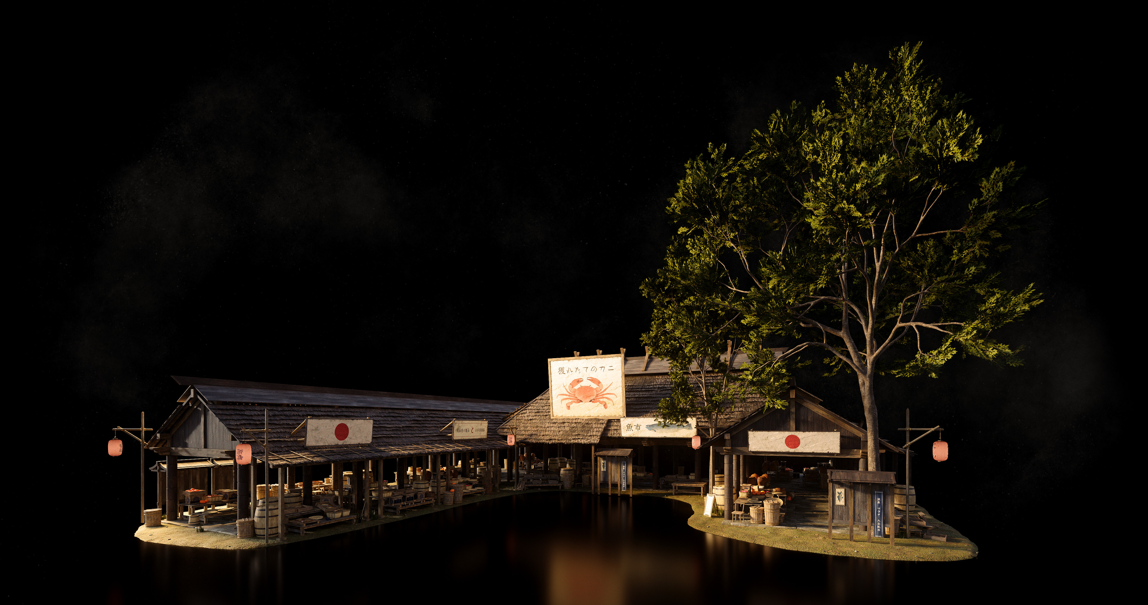 KitBash3D - SHOGUN - 3D Asset Kit | Premium Assets for Movies & Video Games