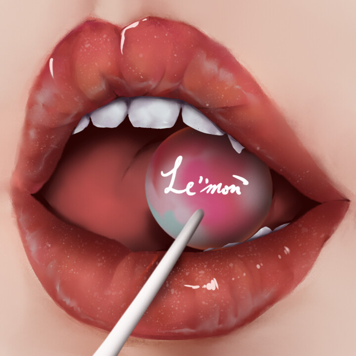 ArtStation - Lips X Lollipop