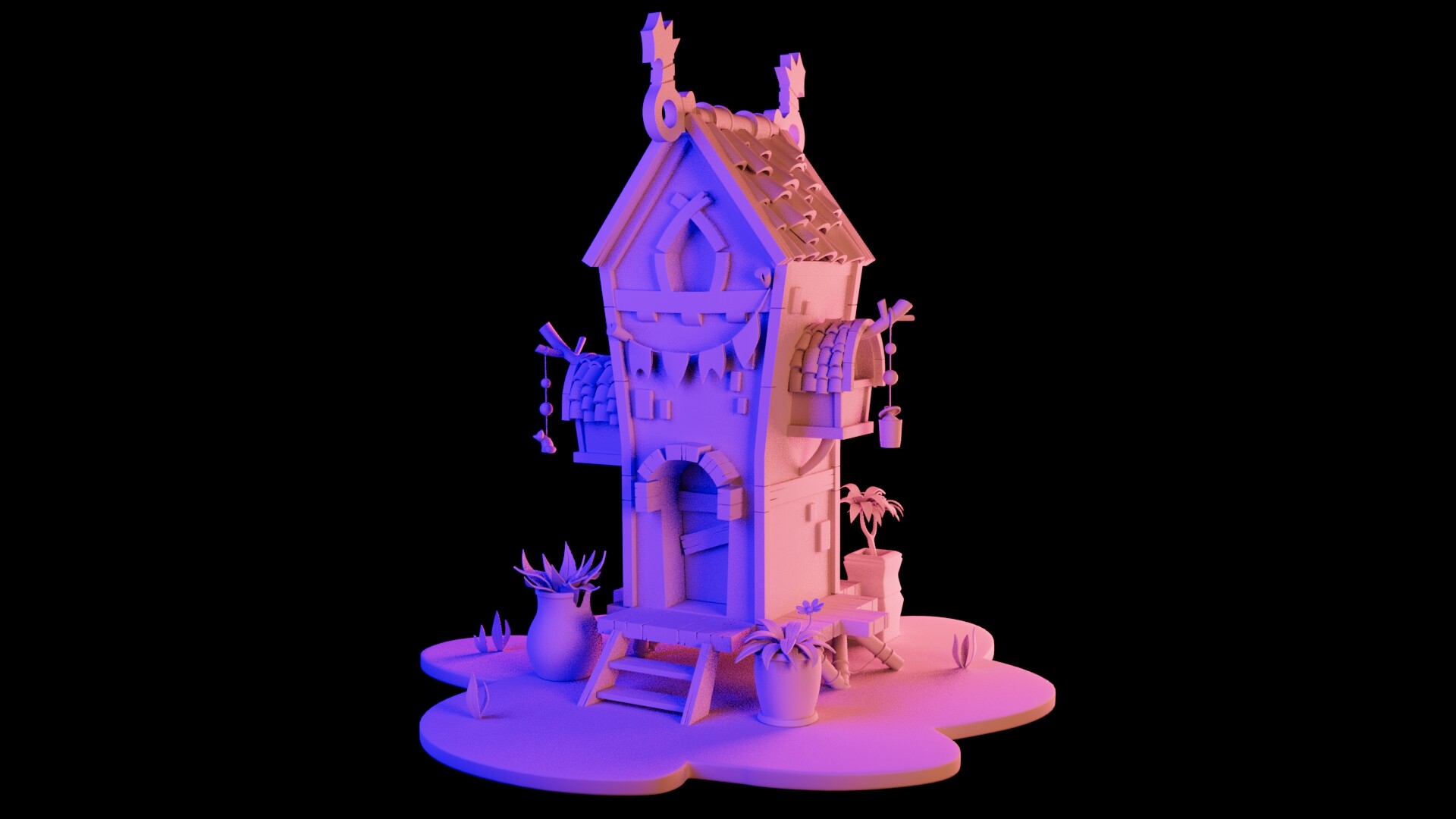 ArtStation - Concept art - Shack 3D Model