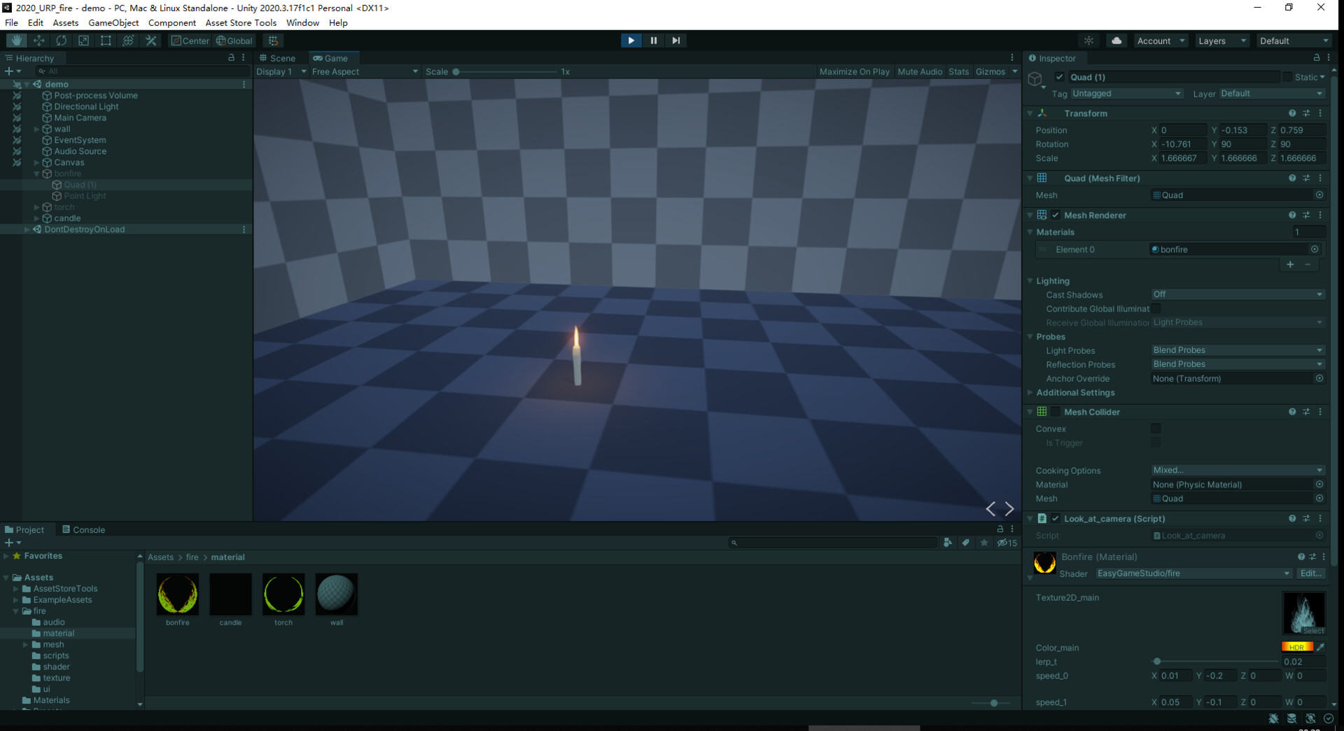 Easy Game Studio - Unity VFX - Fire Effect - Downloadable