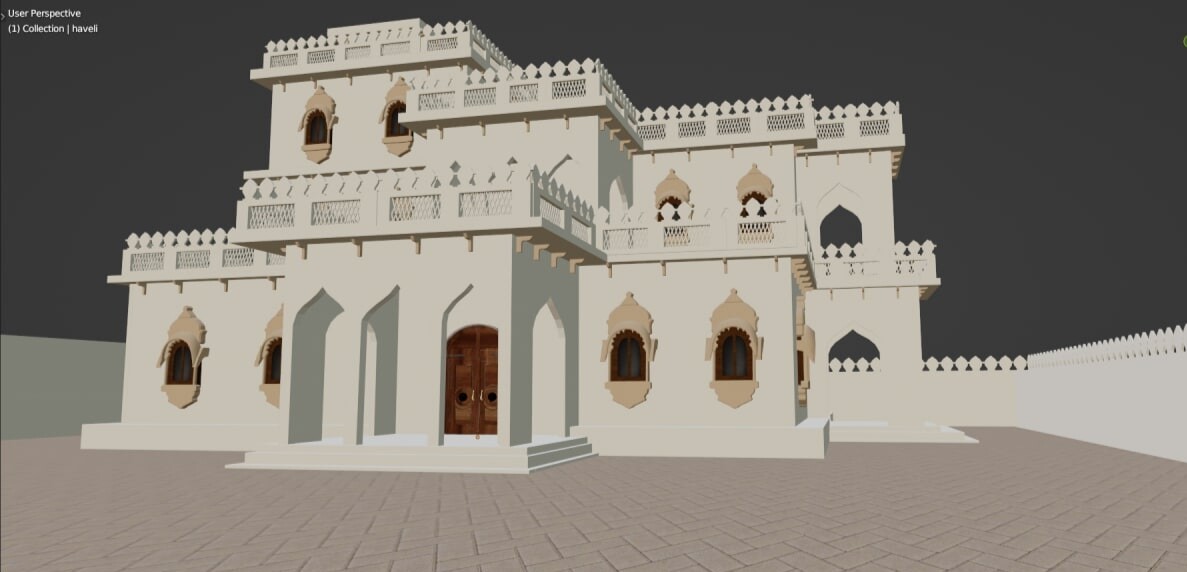 ArtStation - sidhu moose wala haveli 3d model