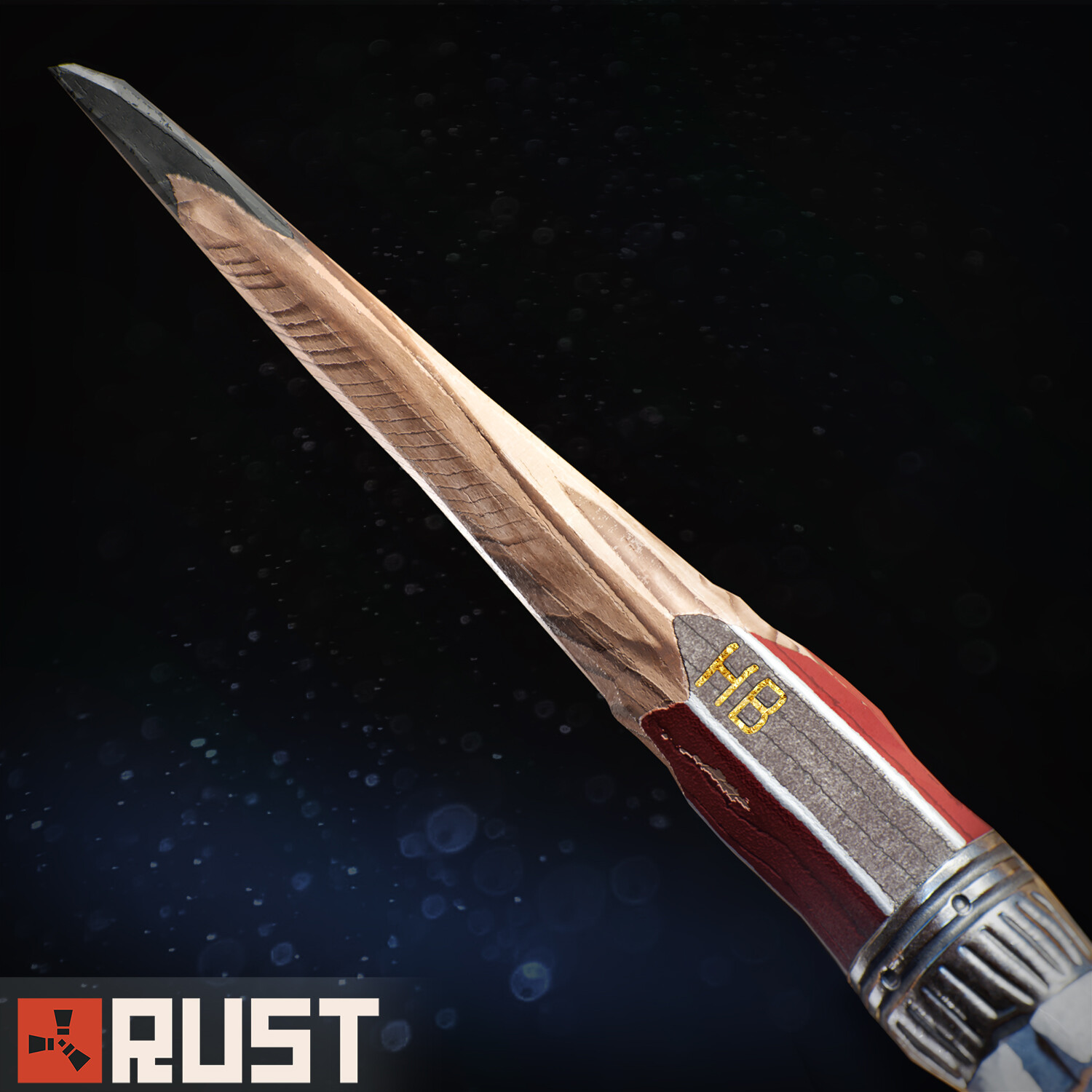 ArtStation - RUST | Construction Pencil - Knife | Skin for Game