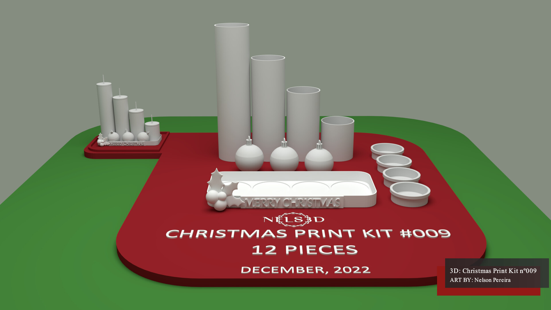 ArtStation - Christmas 3D Printing Models - Pack 3