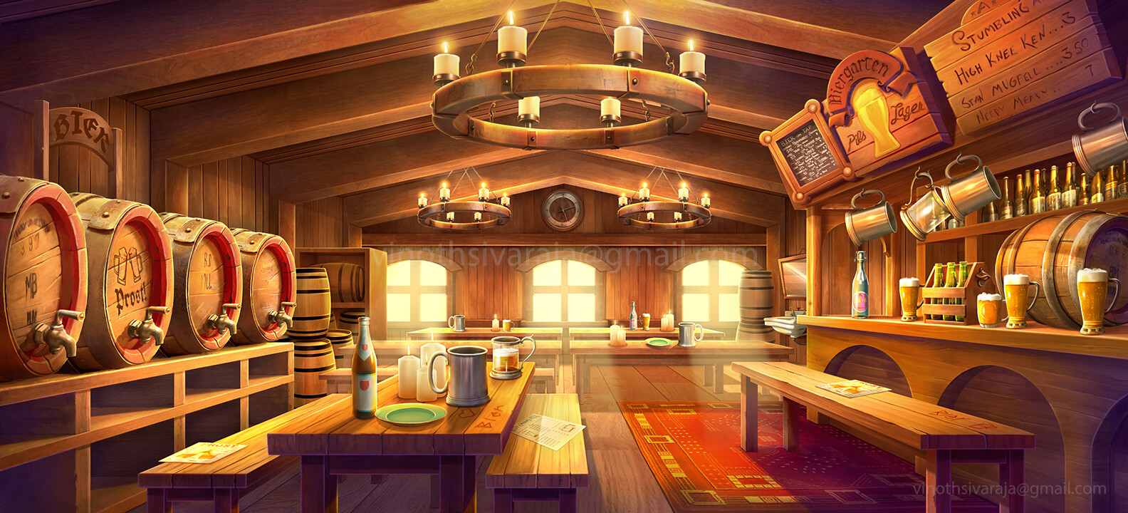 ArtStation - Western Bar