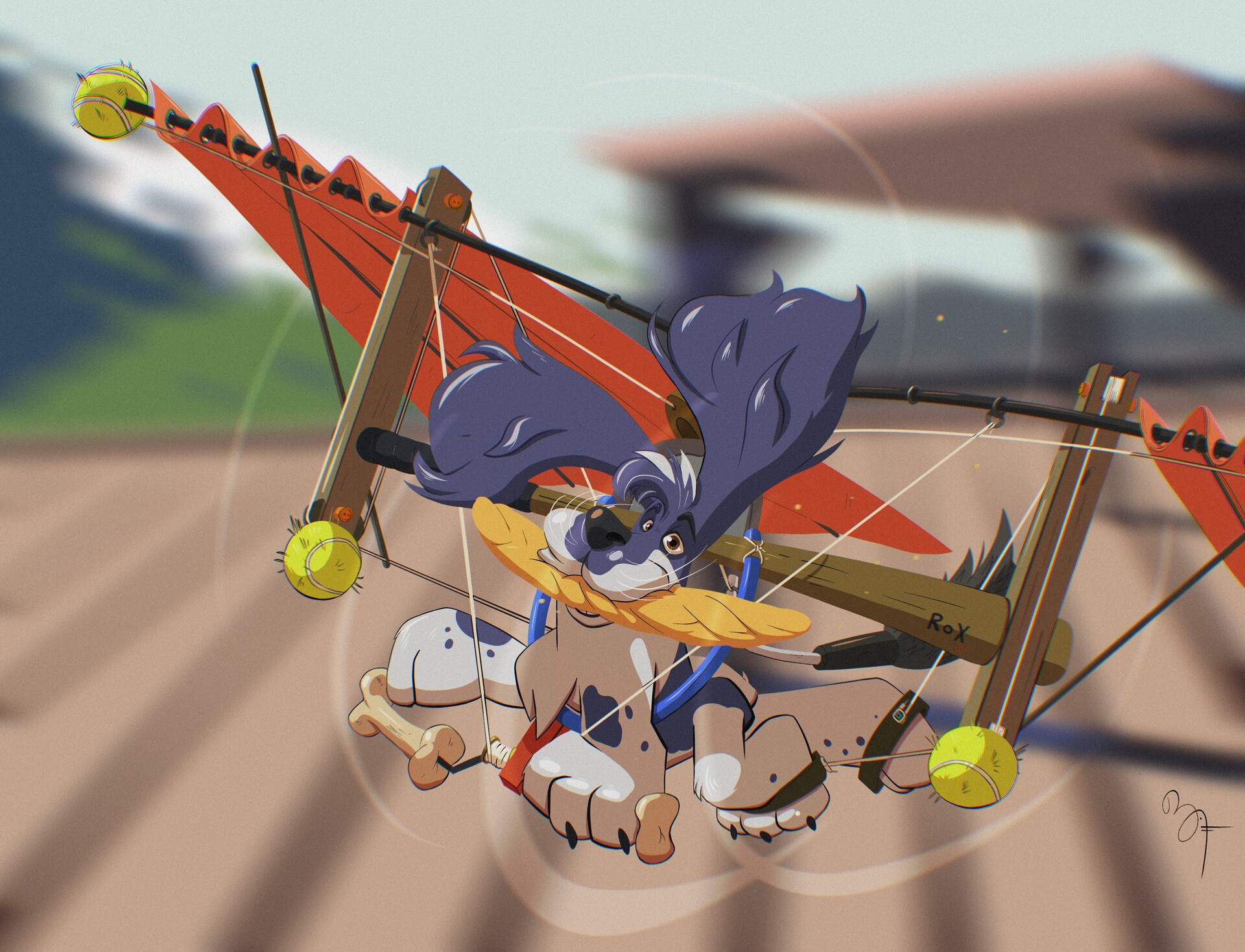 ArtStation - Rox the English Cocker