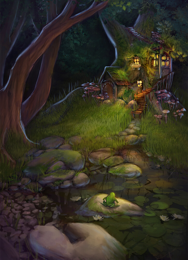 ArtStation - Forest house