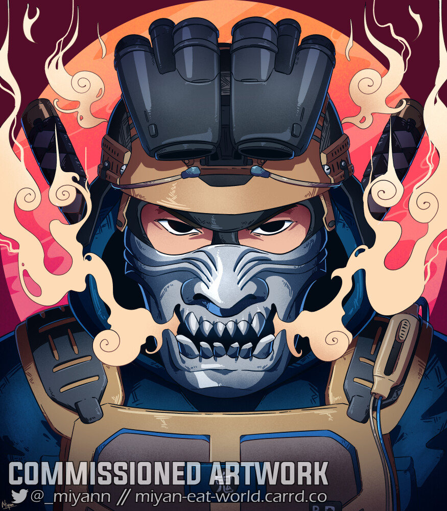 ArtStation - Oni Portrait