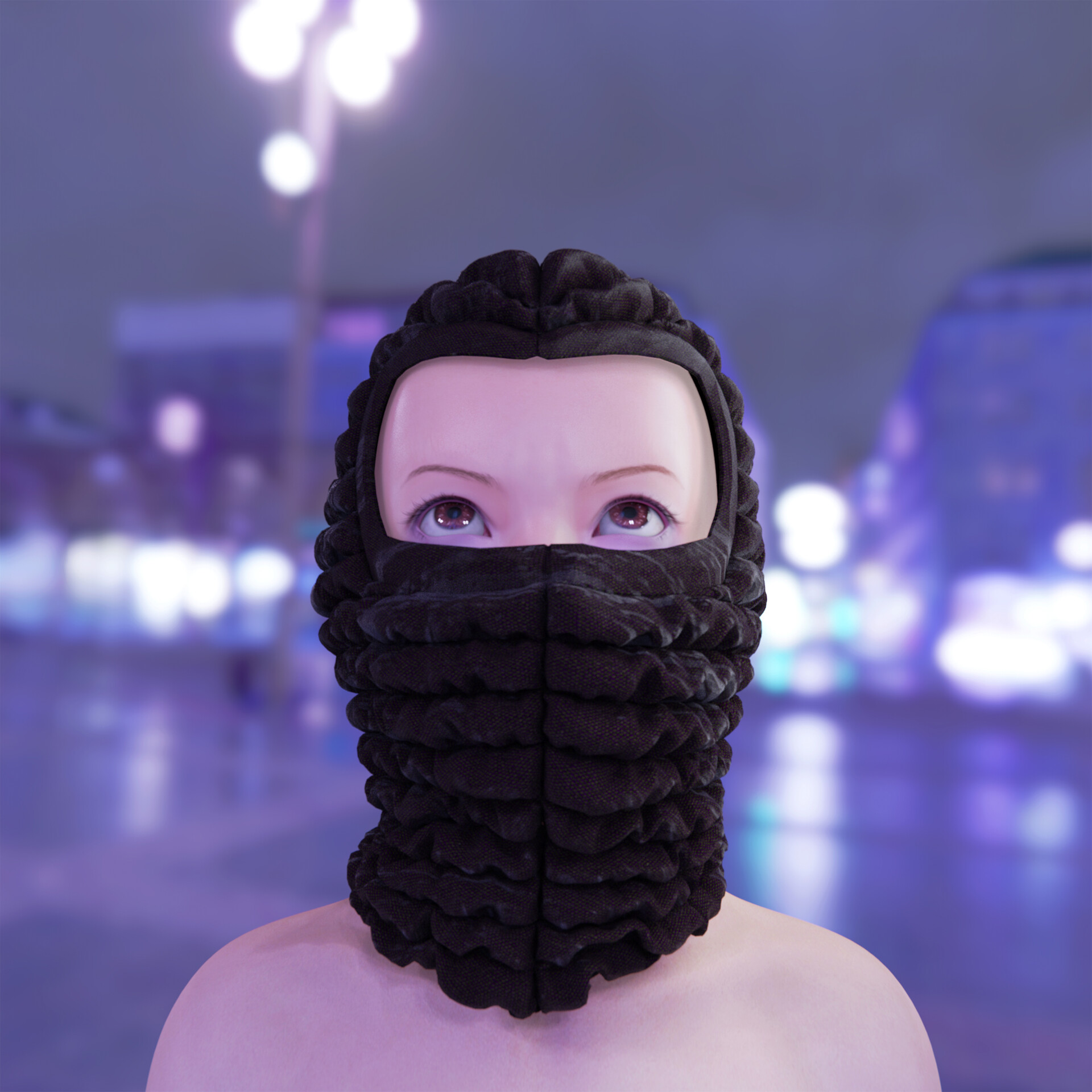 ArtStation - SKI MASK - PUFFERX3