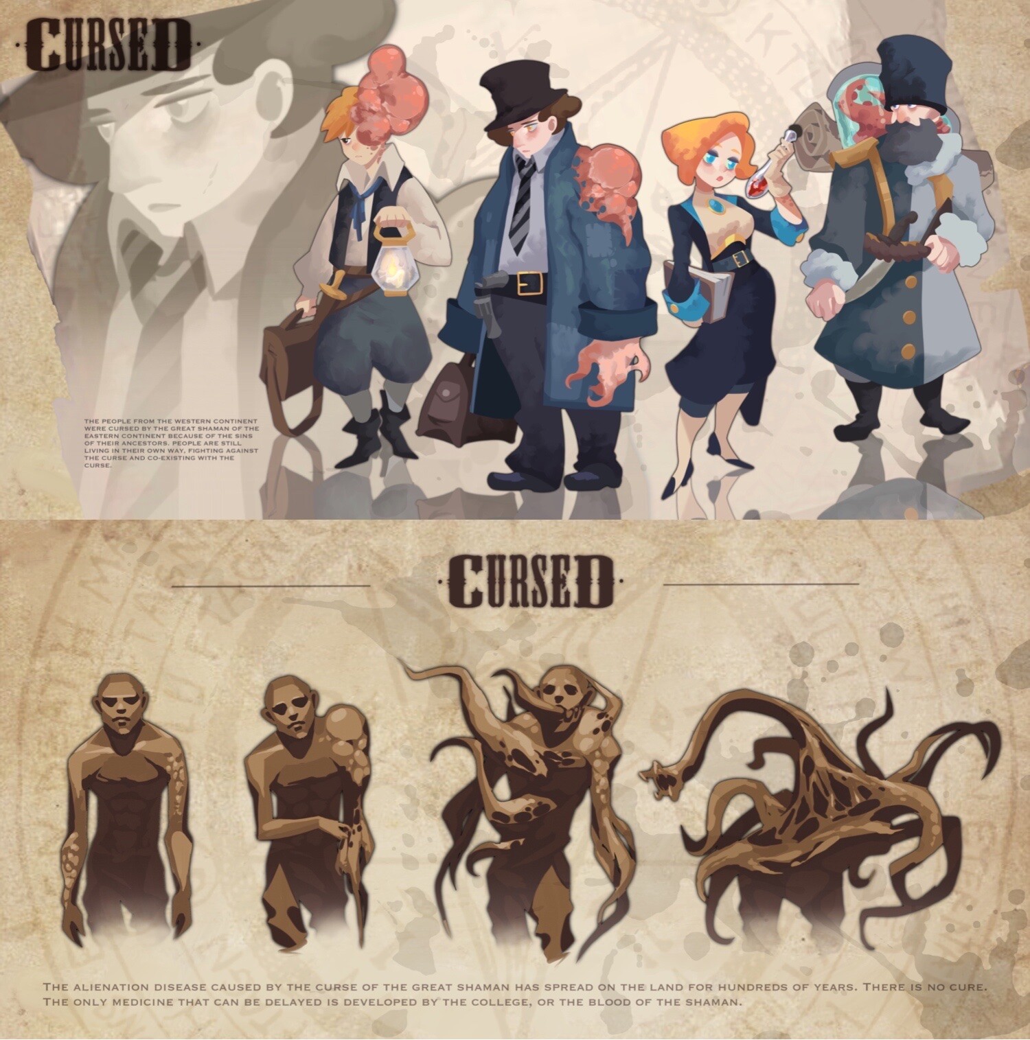 ArtStation - School project : cursed