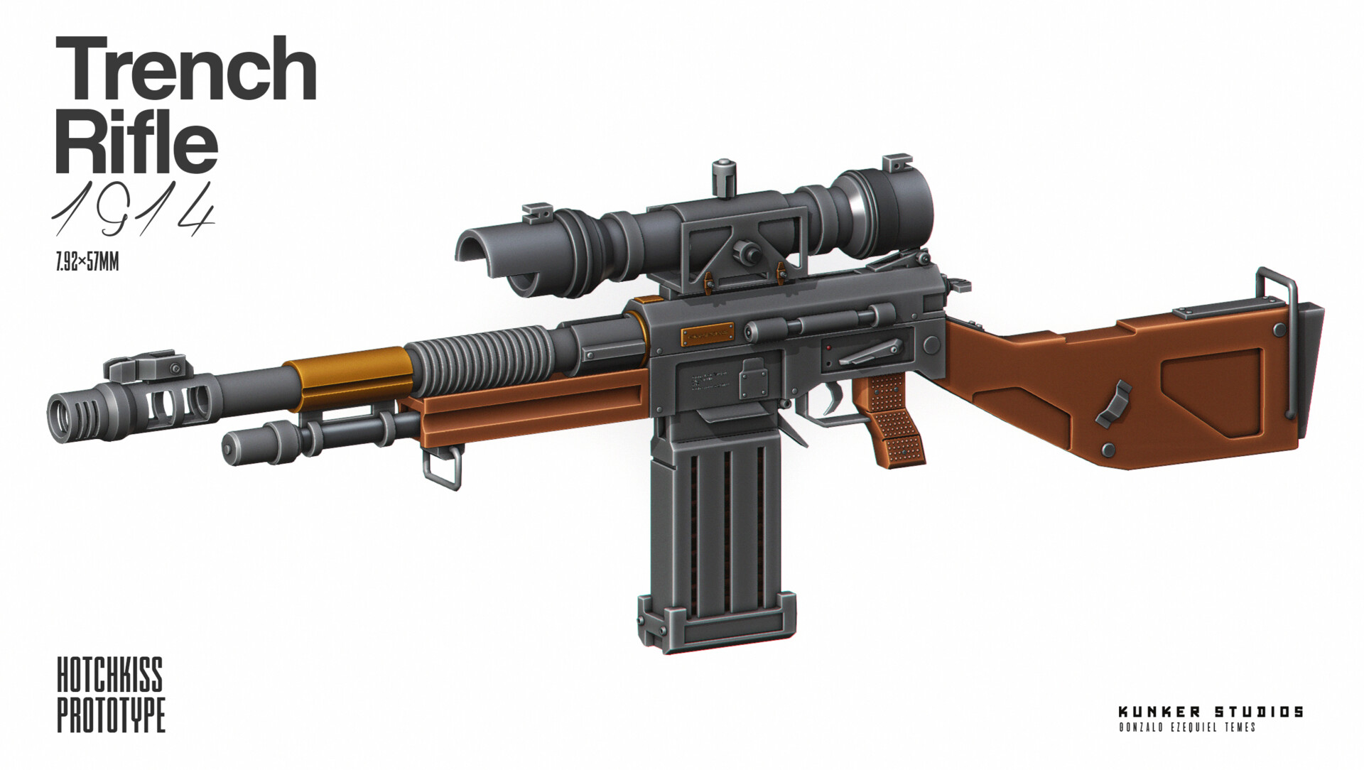 ArtStation - Trench Rifle