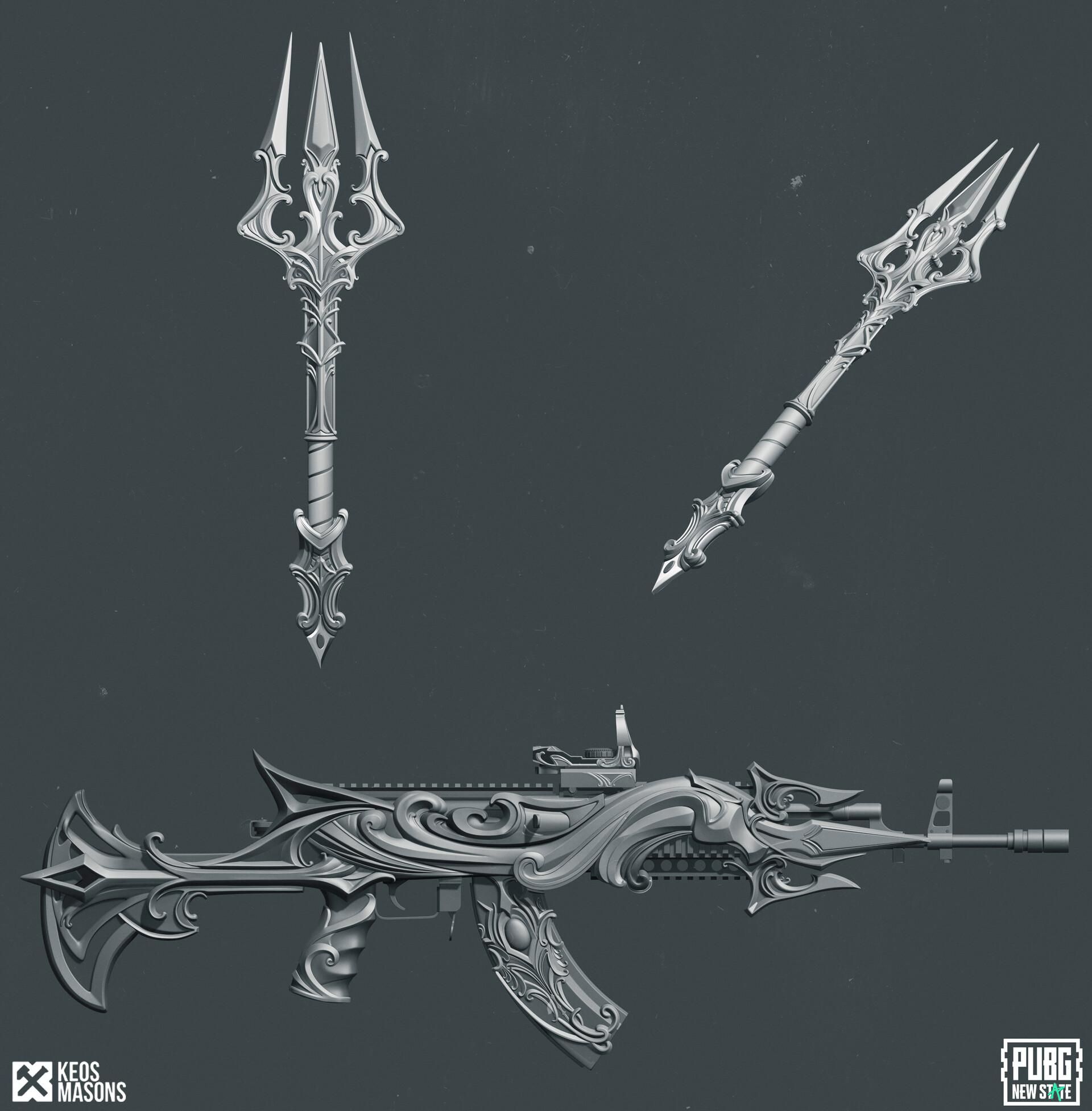 KEOS MASONS - PUBG New State - Greek Myth