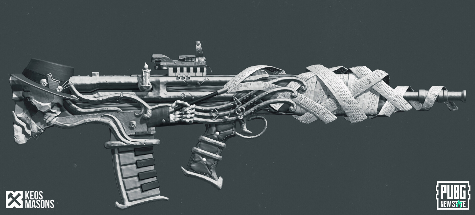 KEOS MASONS - PUBG New State - Halloween Skeleton Conductor Lv2