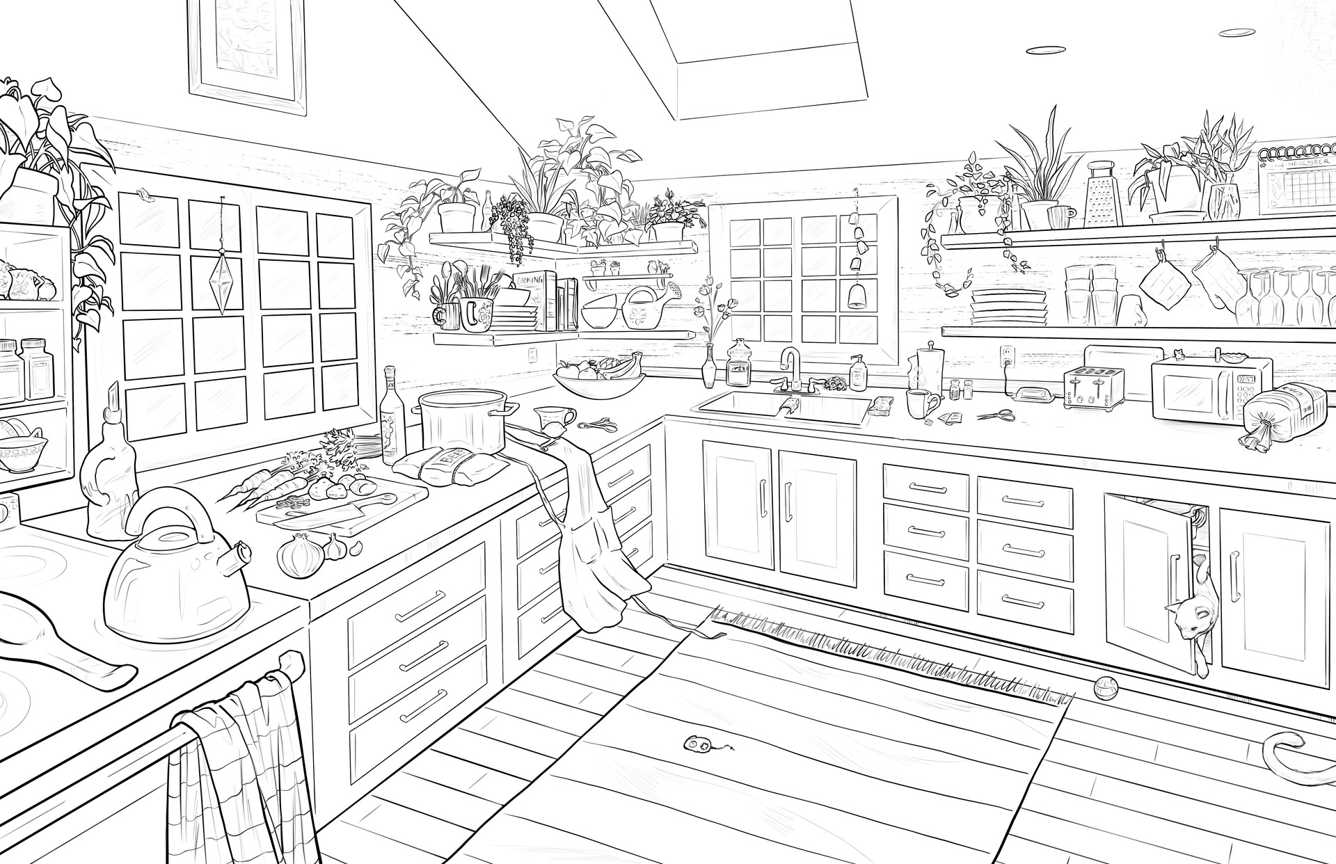 marley coloring pages