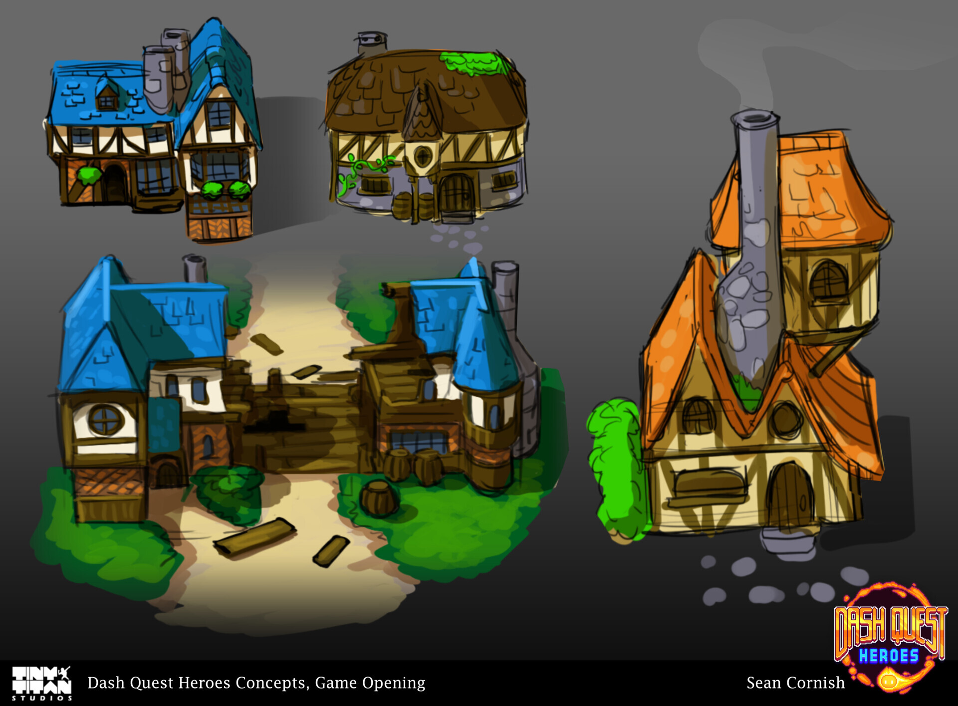 Dash Quest Heroes Concept Art by Sean Cornish — ProUser.Me