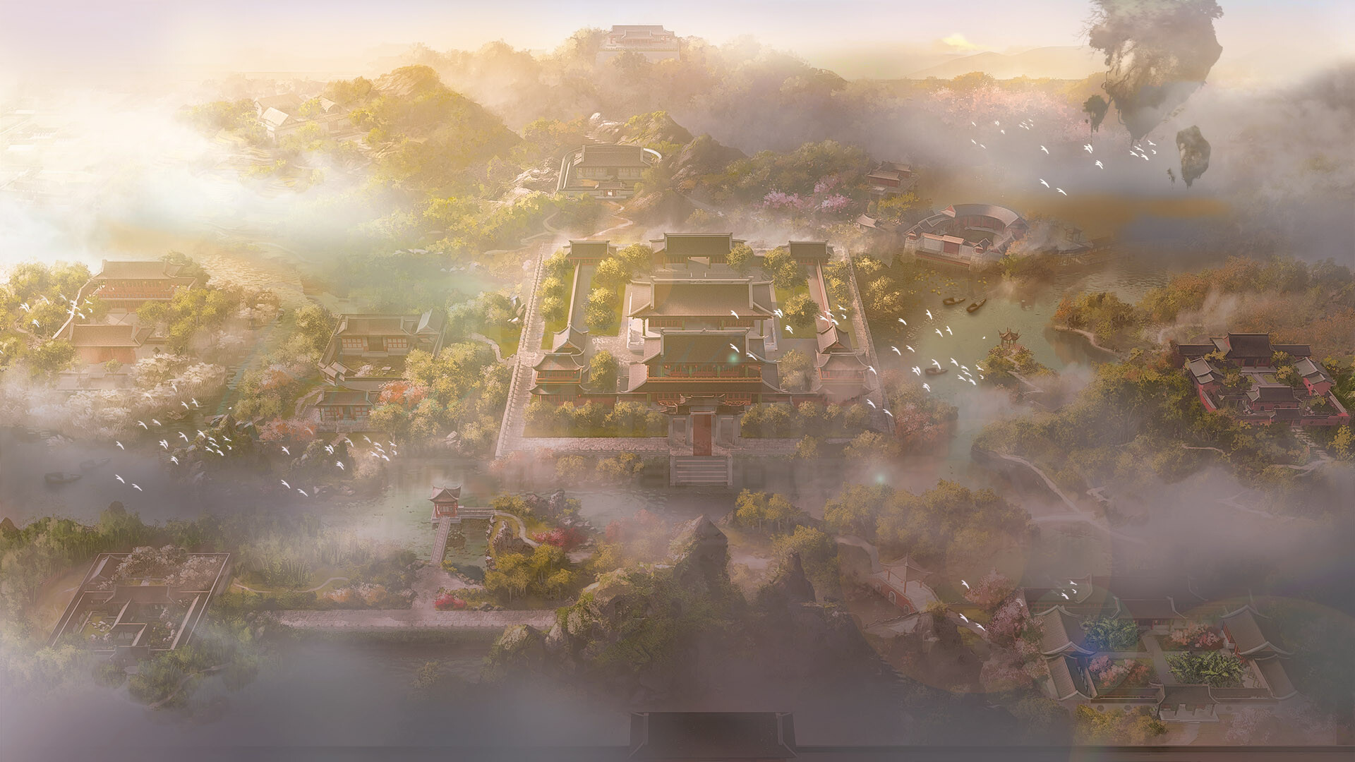 Yilin Sun - the Grand View Garden-Panorama 大观园全景