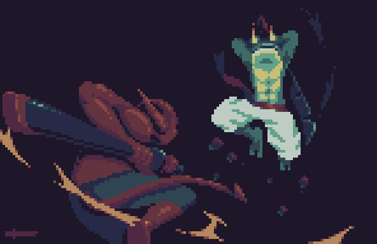 ArtStation - Demon x Frog