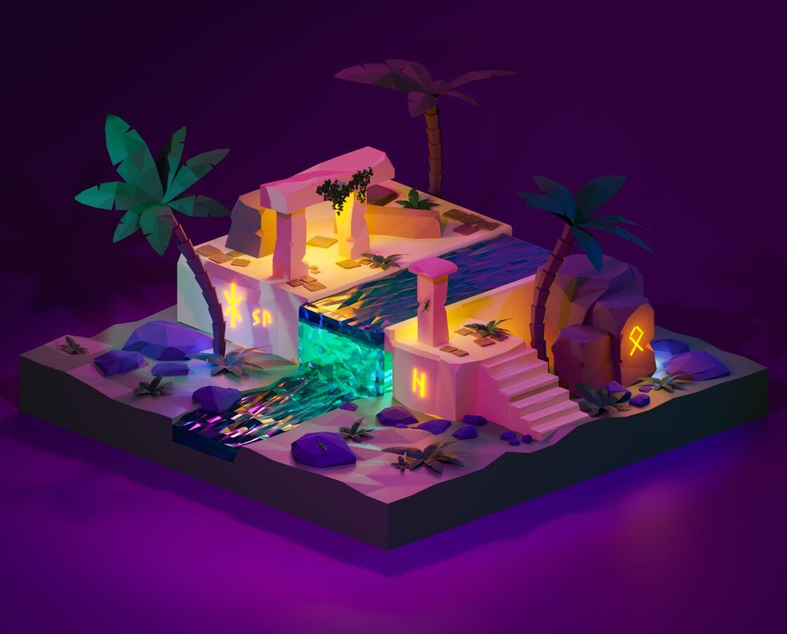 ArtStation - LOW POLY - Environment