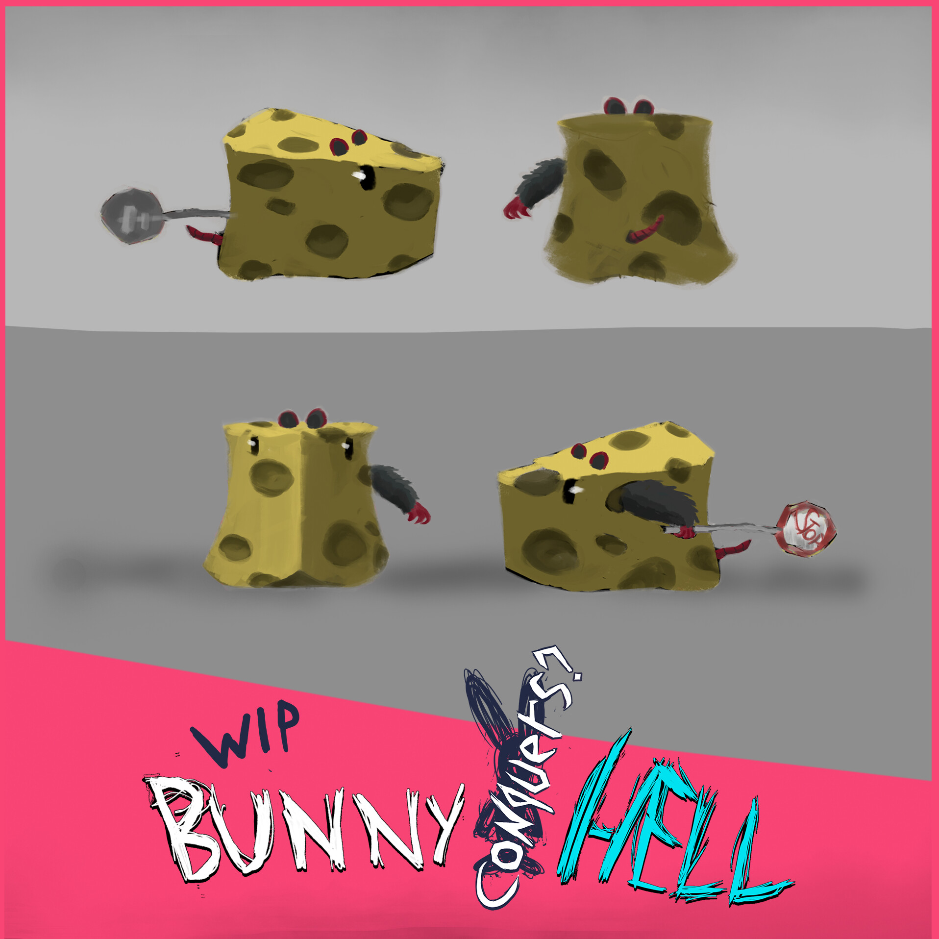 ArtStation - "cheese" demon character design