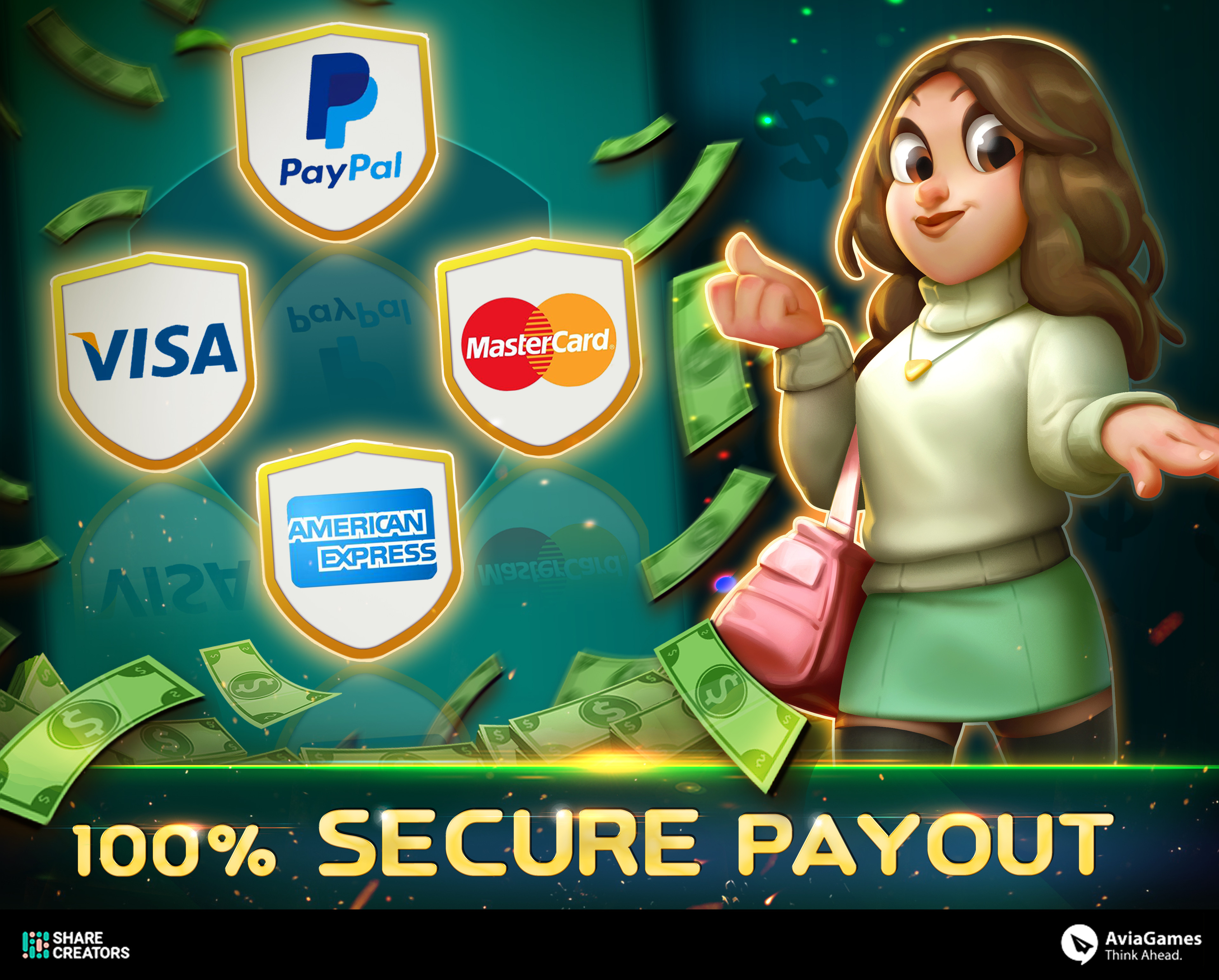 Share Creators - 【 Share Creators 】 Artwork made for AviaGames - (2)