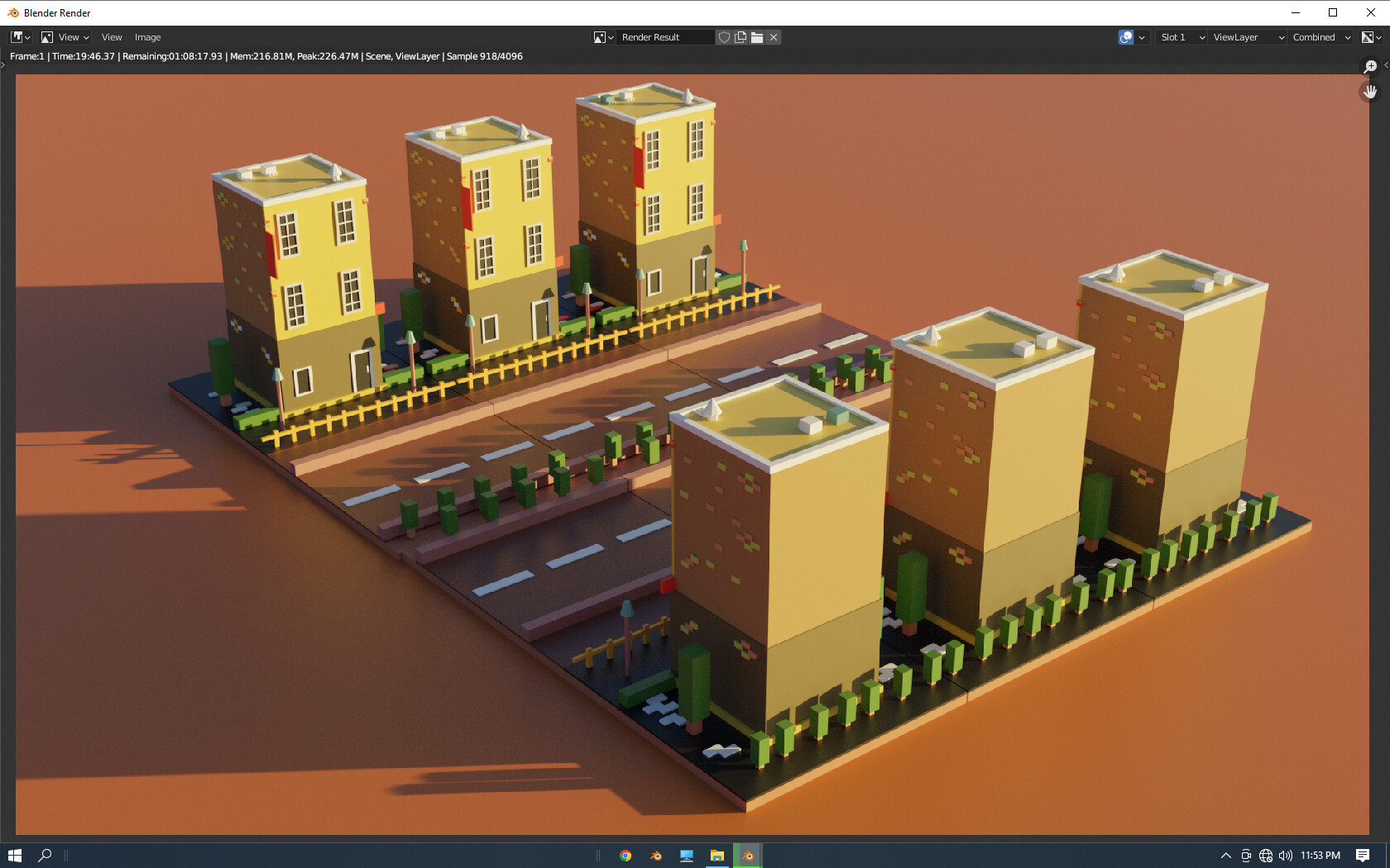 ArtStation - Building Modeling in Blender