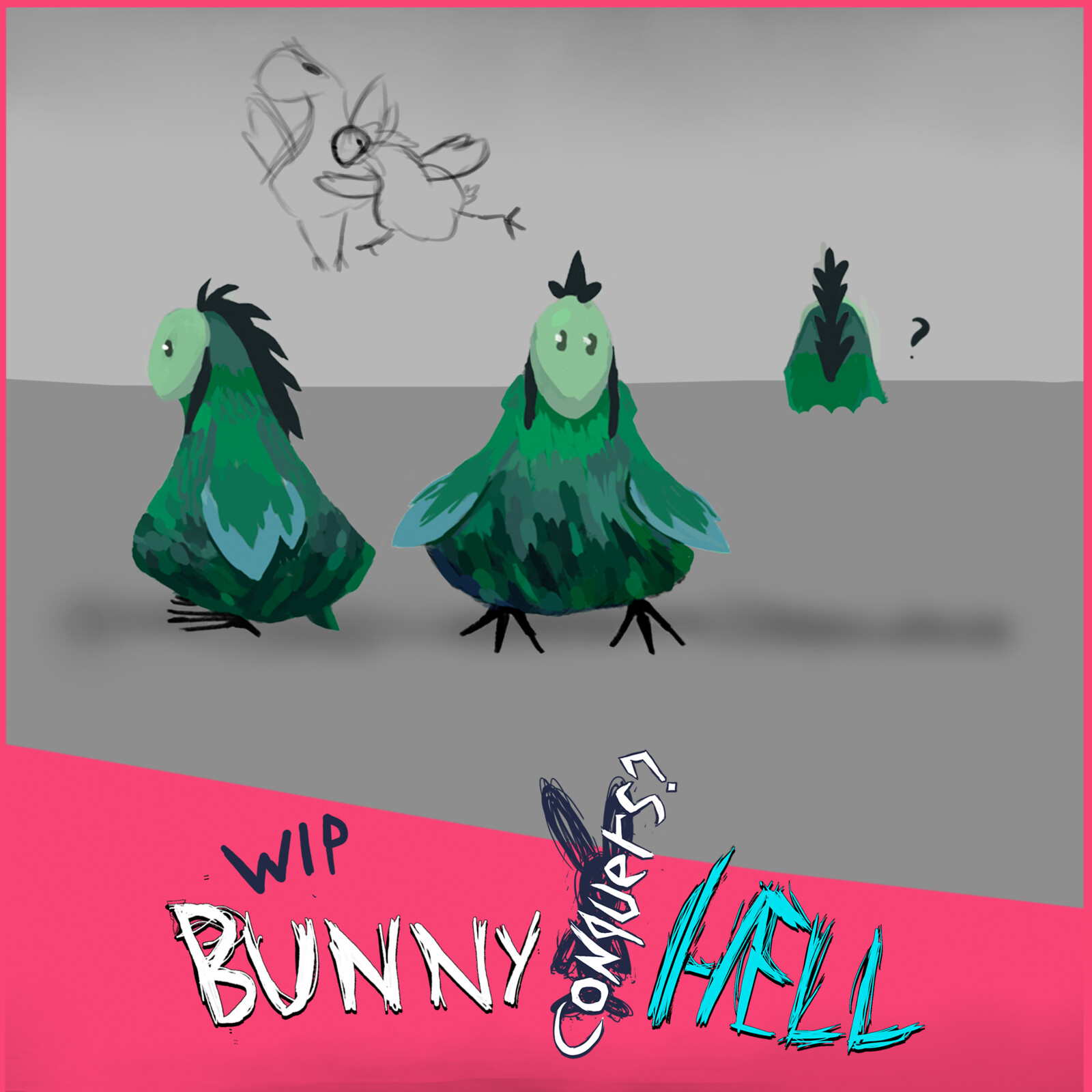 sagiv gilburd - Masked chicken demon design