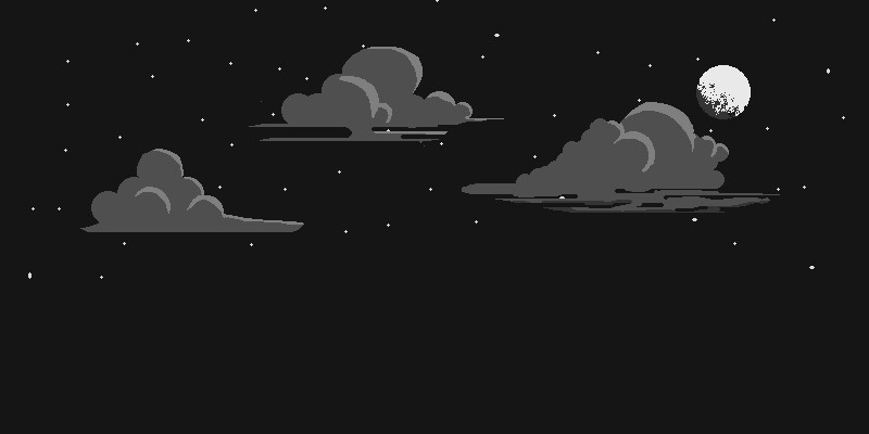 ArtStation - Abstract Sky BG for Pixel Art Game