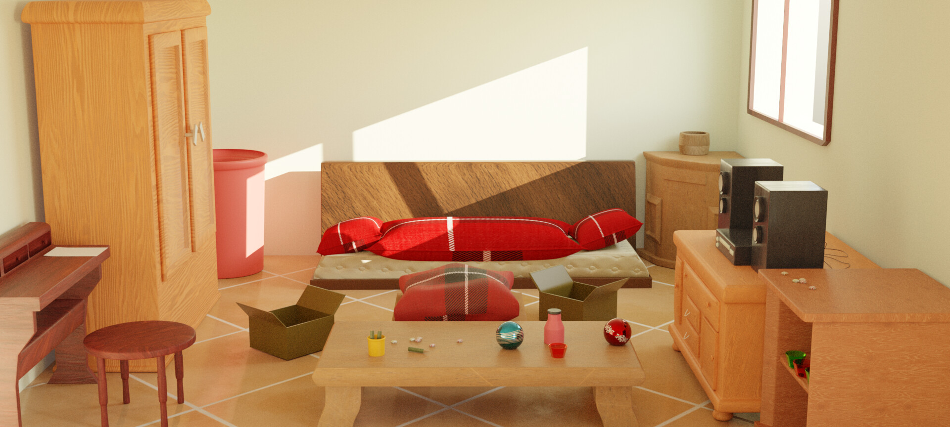 ArtStation - 3d room