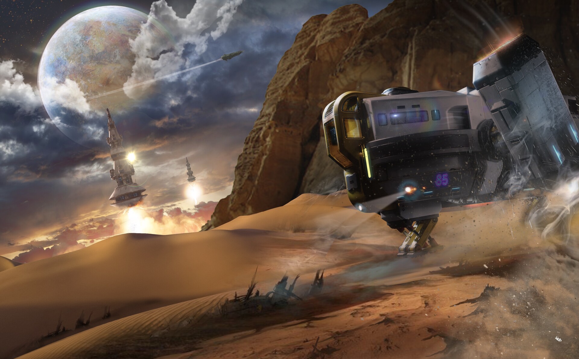 ArtStation - Mission to Minerva - daily artwork