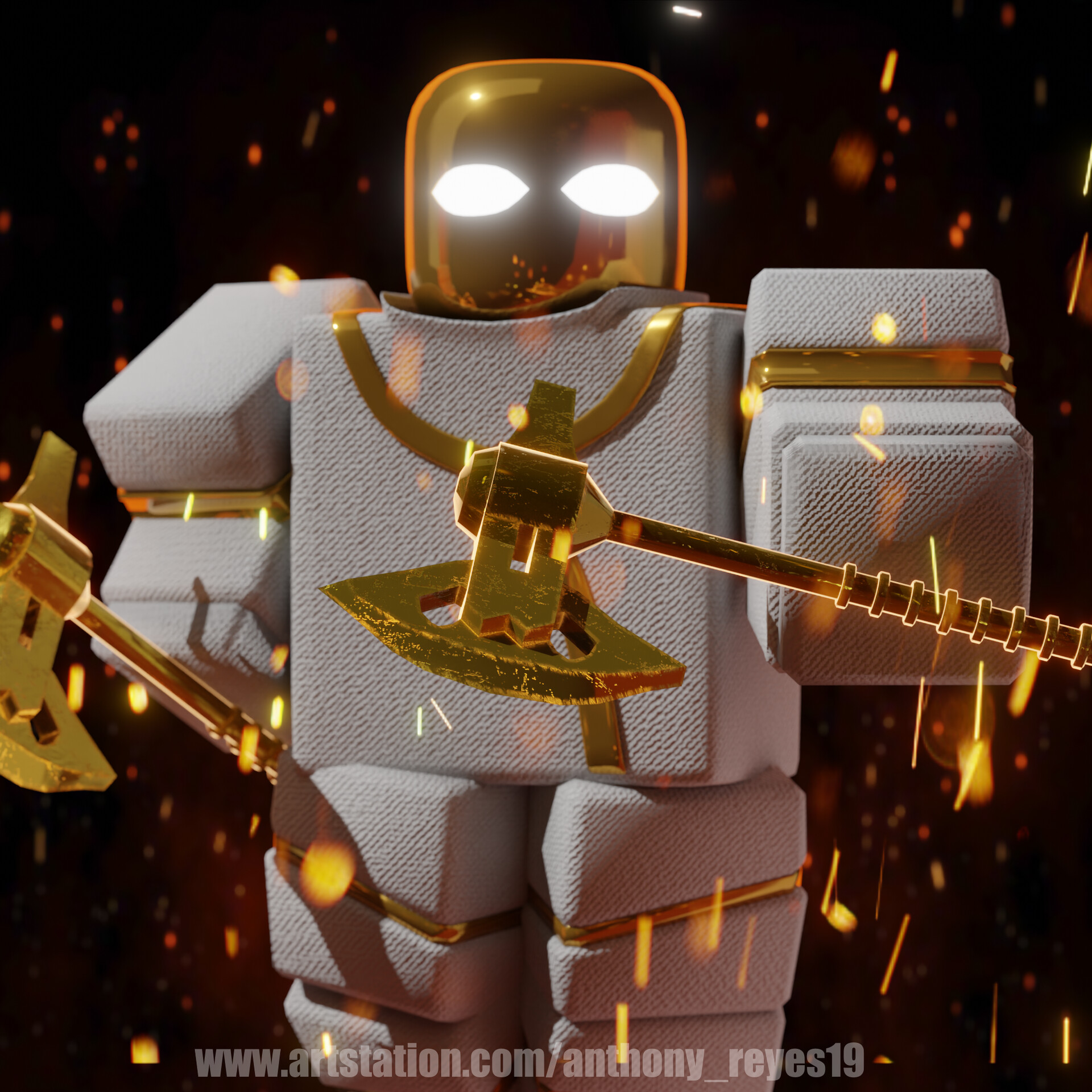 ArtStation - Roblox Char Render