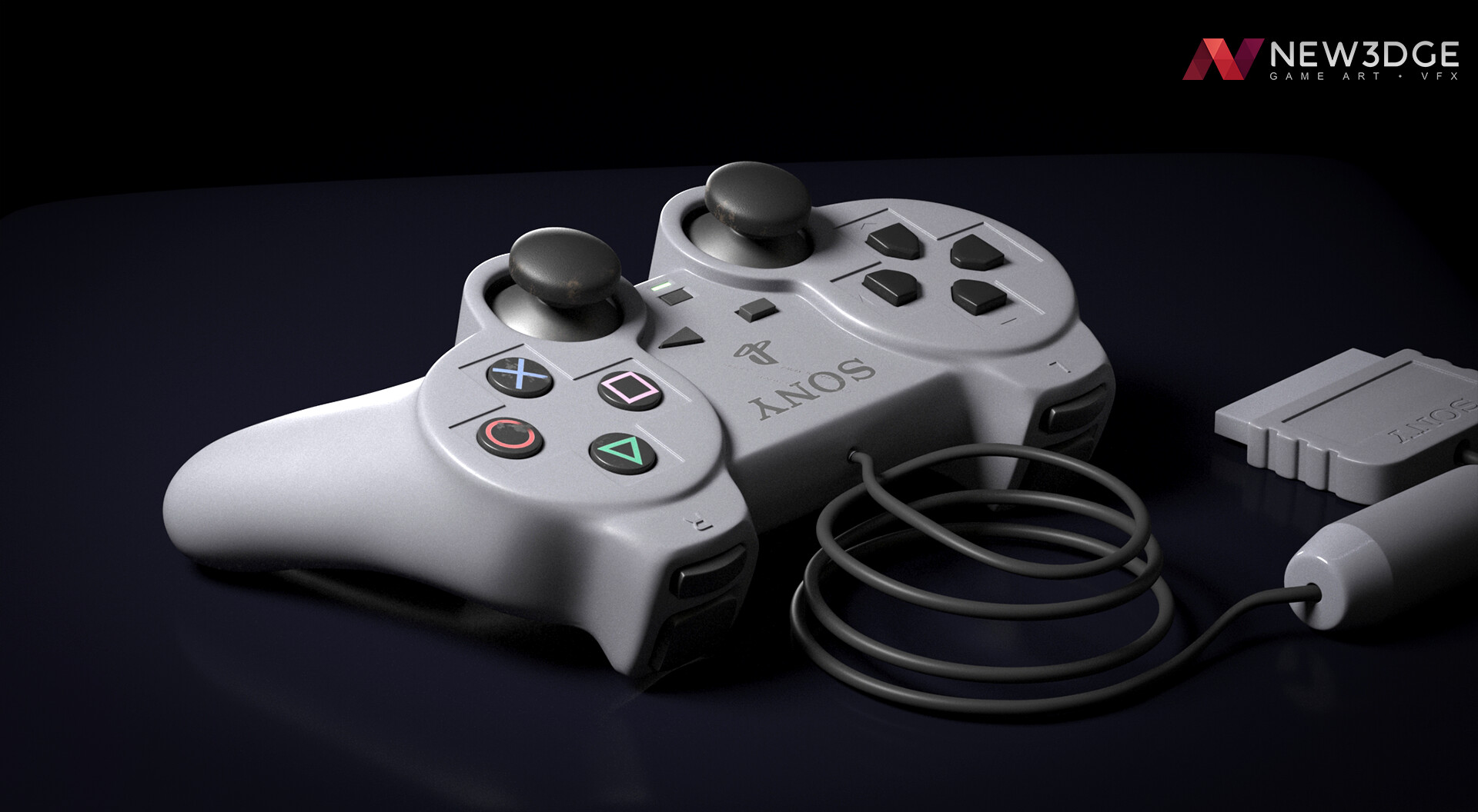 ArtStation - Playstation 1 Controller