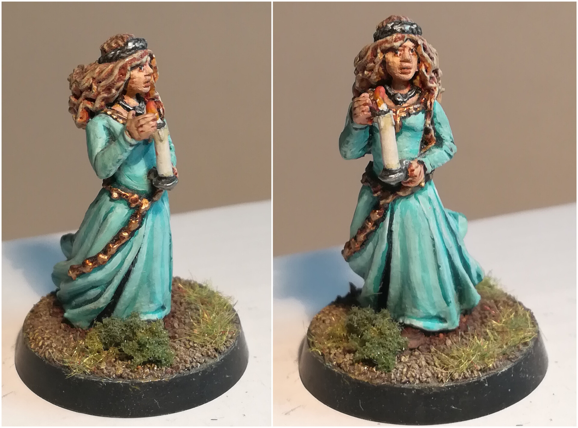 ArwendeLuhtiene - LOTR miniatures - Gandalf and Goldberry