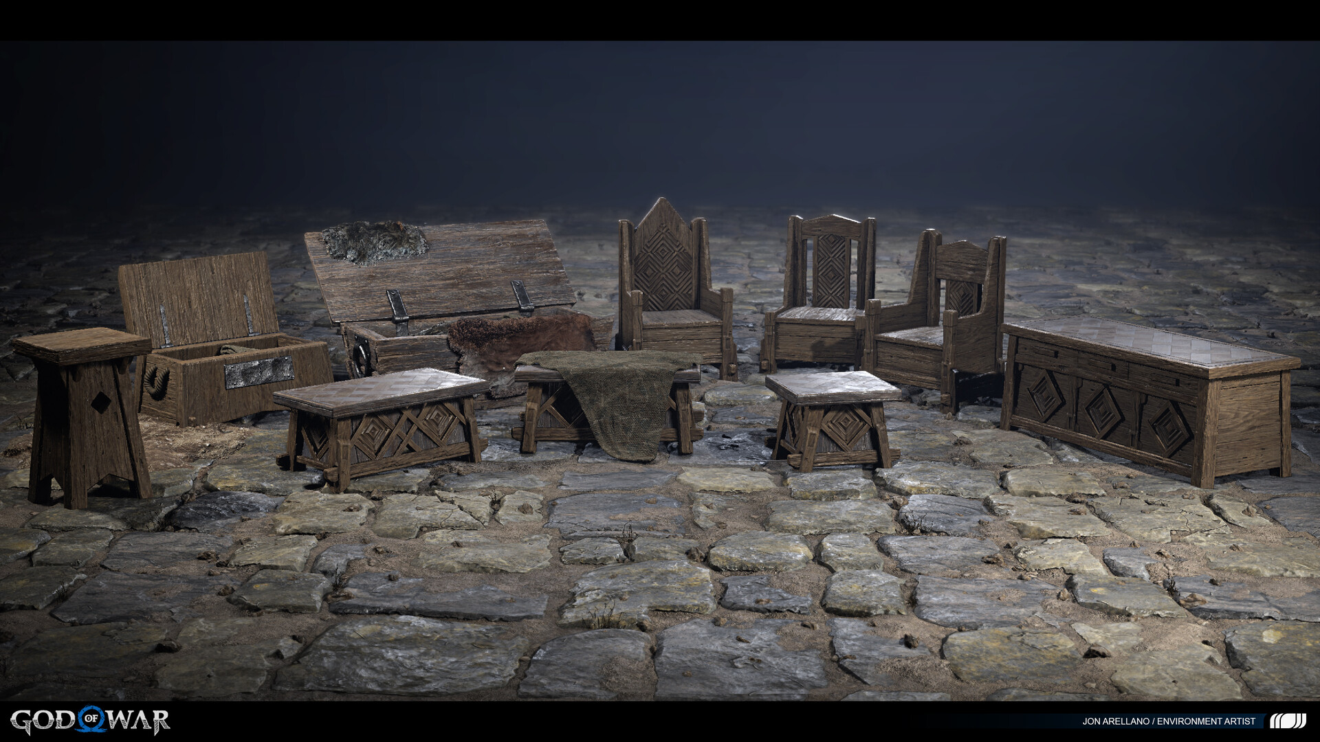 Jon Arellano - God Of War Ragnarok - Kit Assets