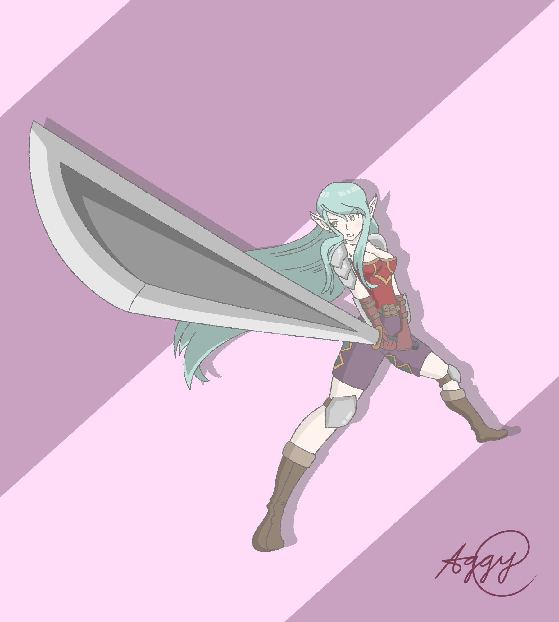 ArtStation - Mighty Elf Blader