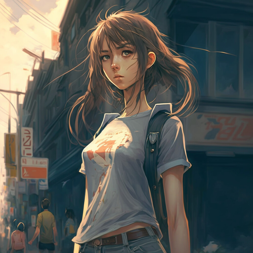 ArtGentle - Jennifer in Modern and Western Anime World