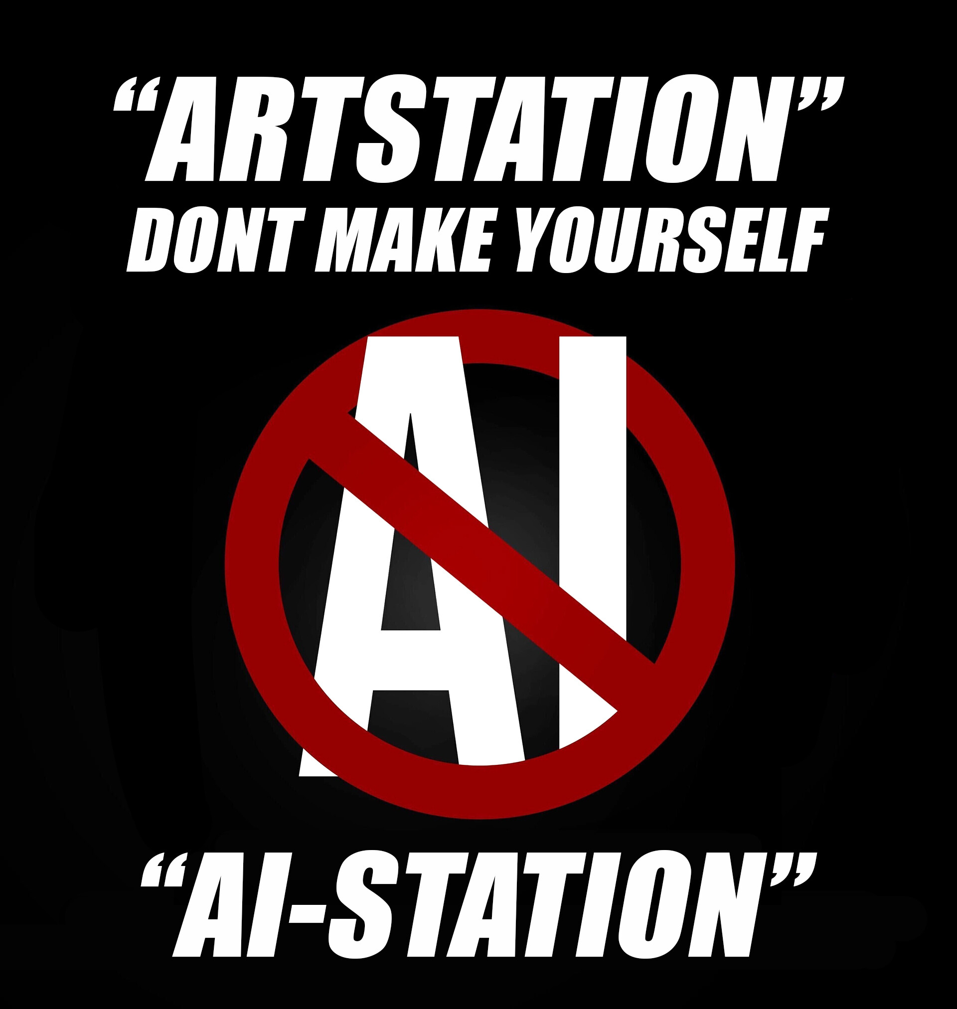 ALI ABED - "ARTSTATION" don't make yourself "AI-STATION"